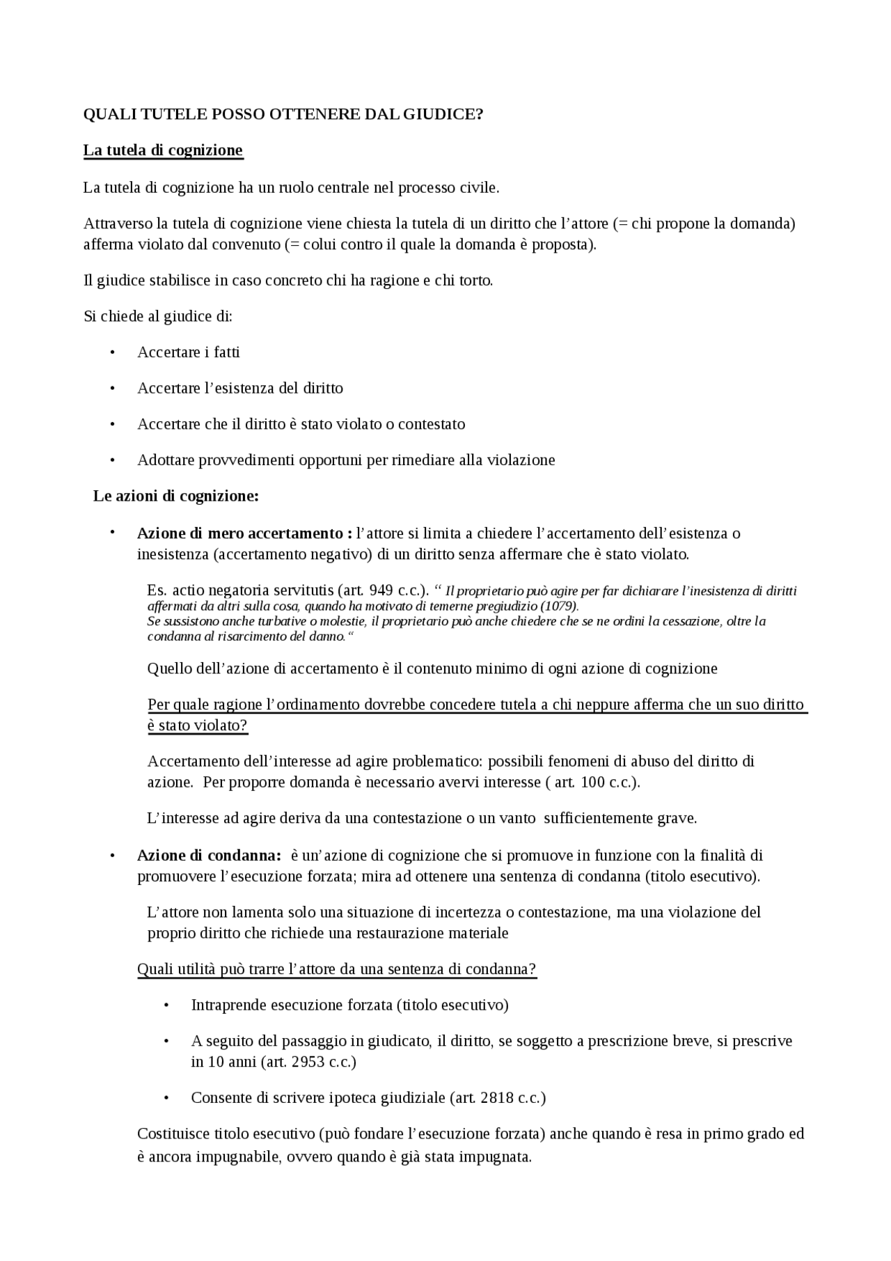 Appunti Tecniche Di Risoluzione Dei Conflitti Docsity