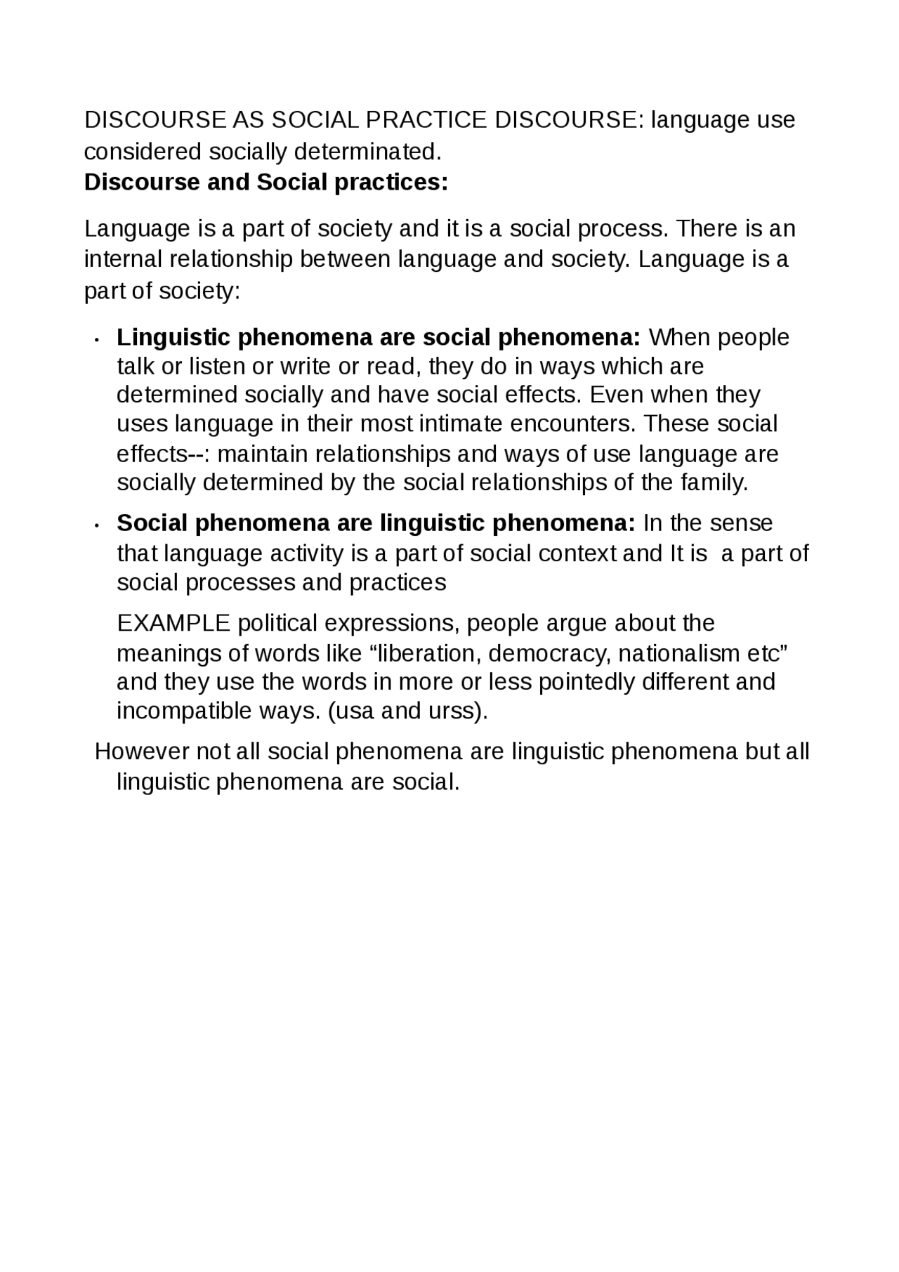 Discourse As Social Practice Secondo Capitolo Del Libro Language And