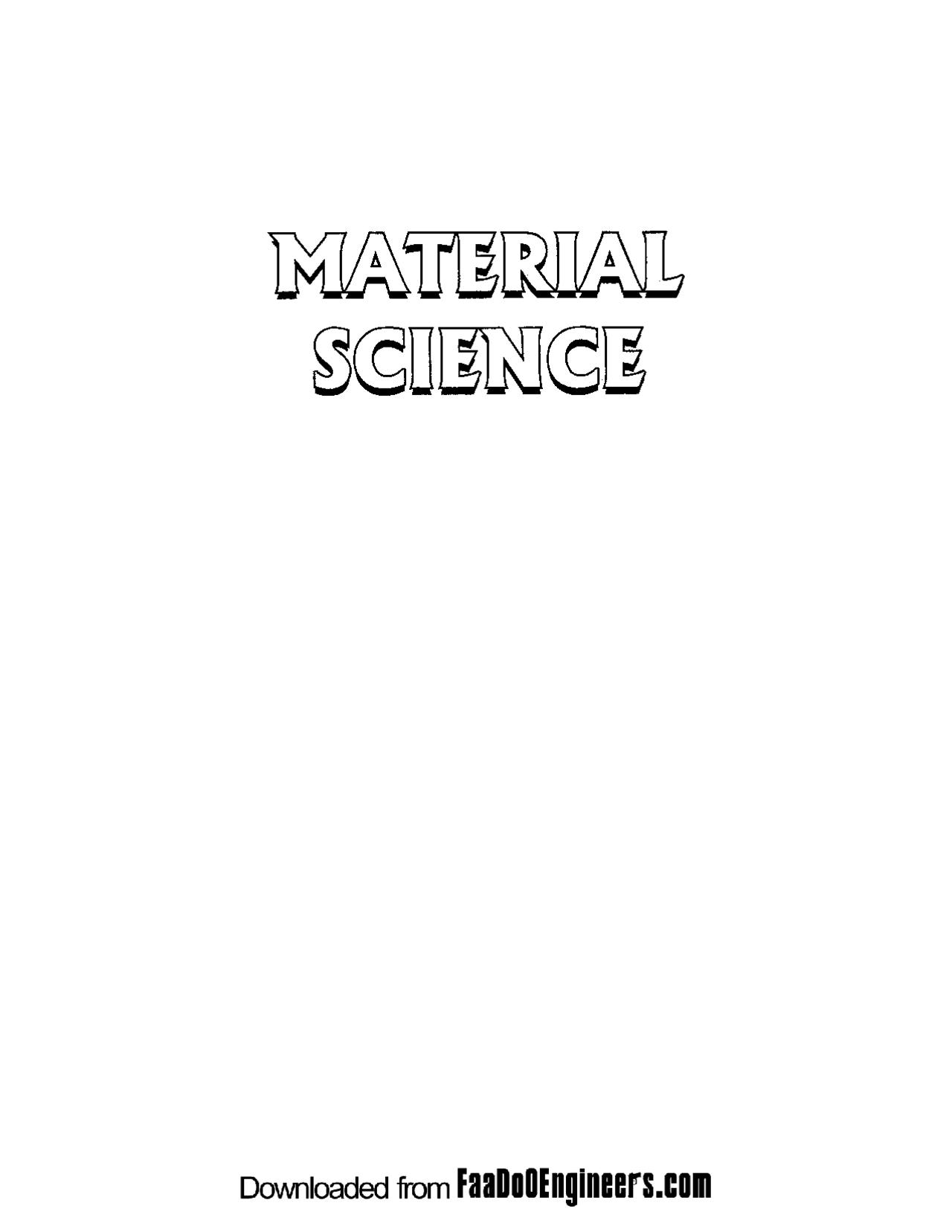 Material Science Docsity