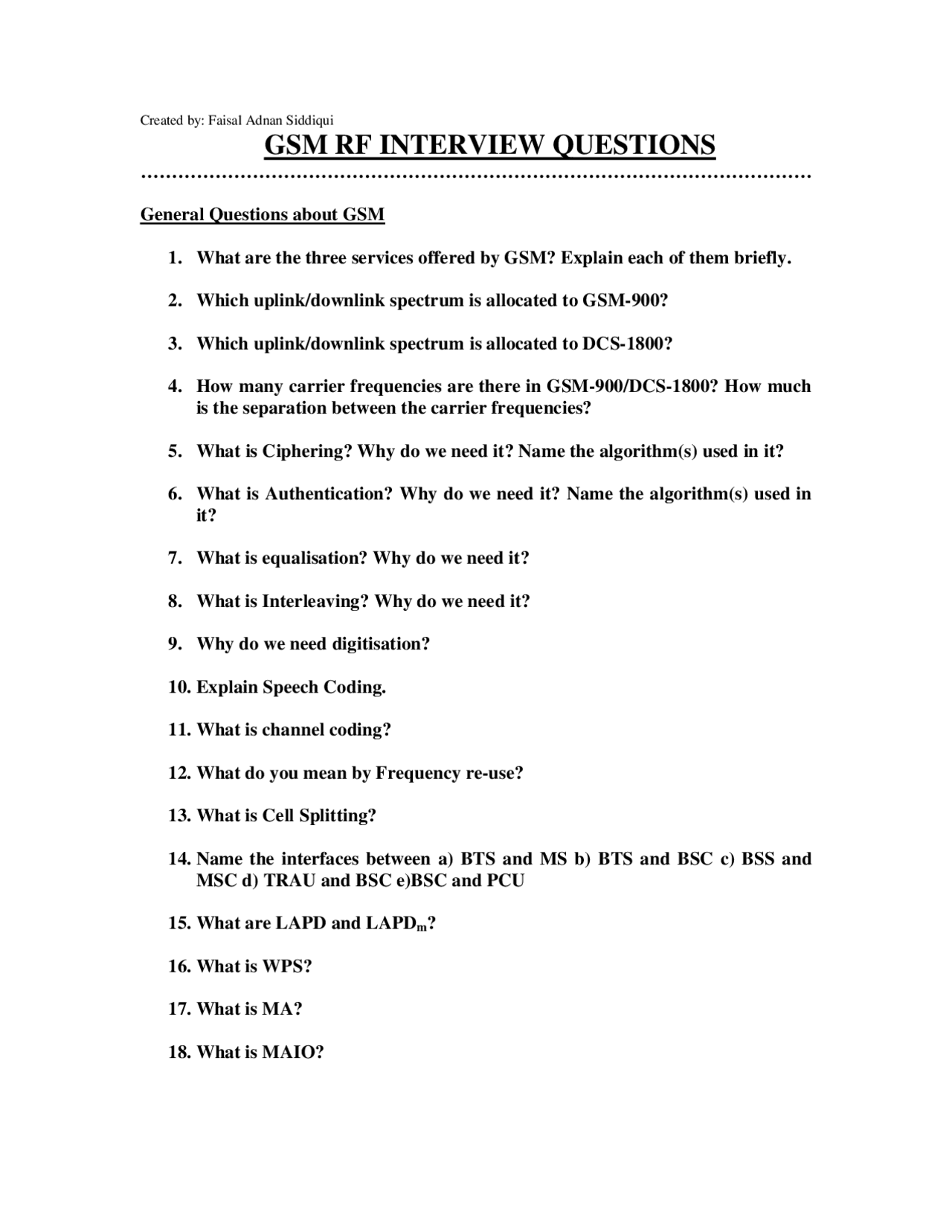 Interview Questions Docsity