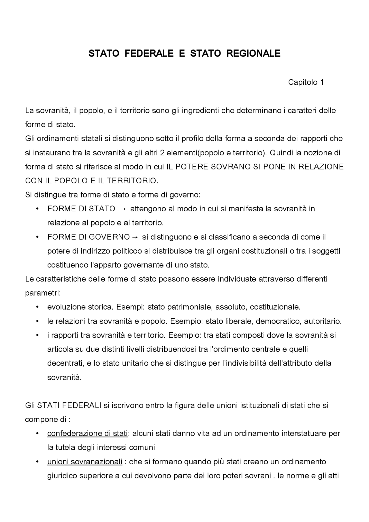 Diritto Regionale E Degli Enti Locali Giancarlo Rolla Riassunto Docsity