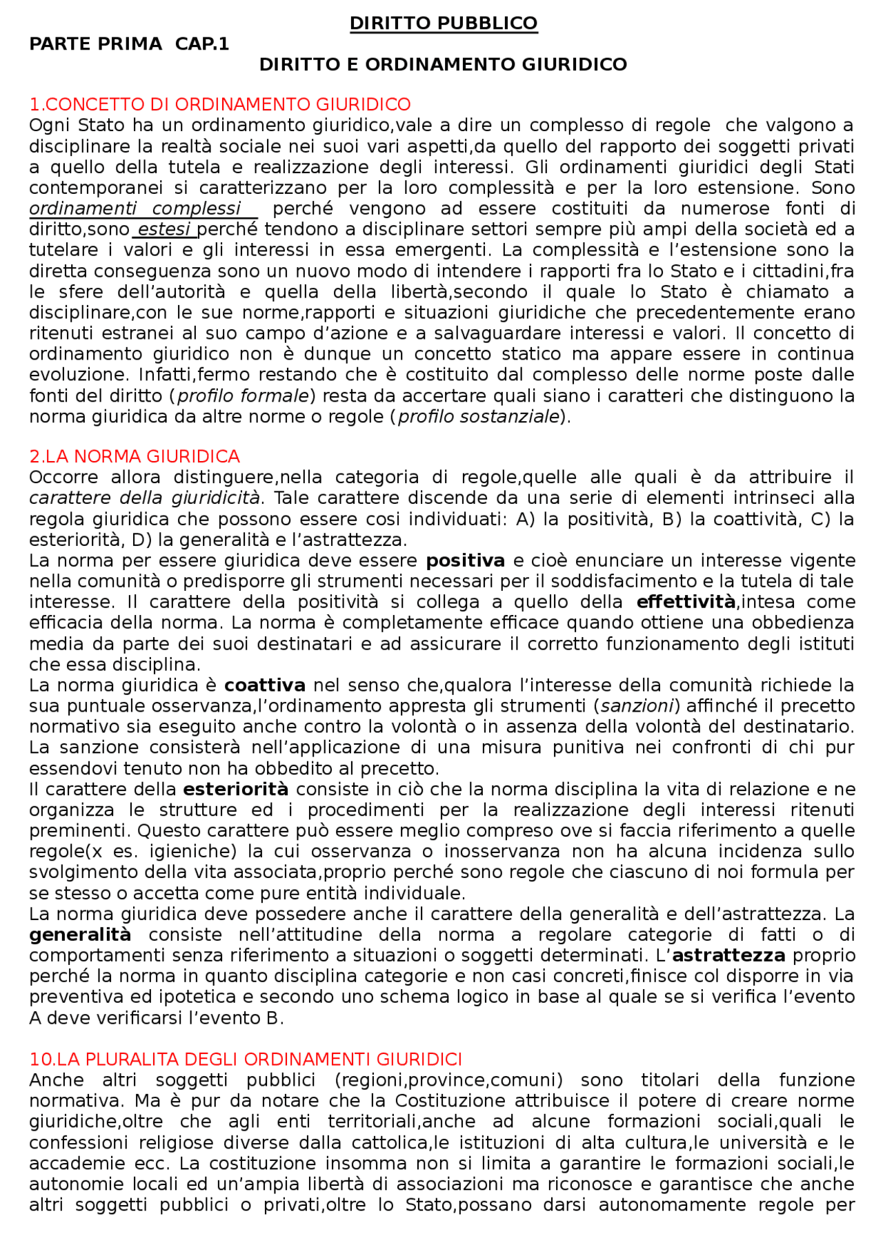 Riassunto T Martines Diritto Pubblico Ottava Edizione Giuffrè