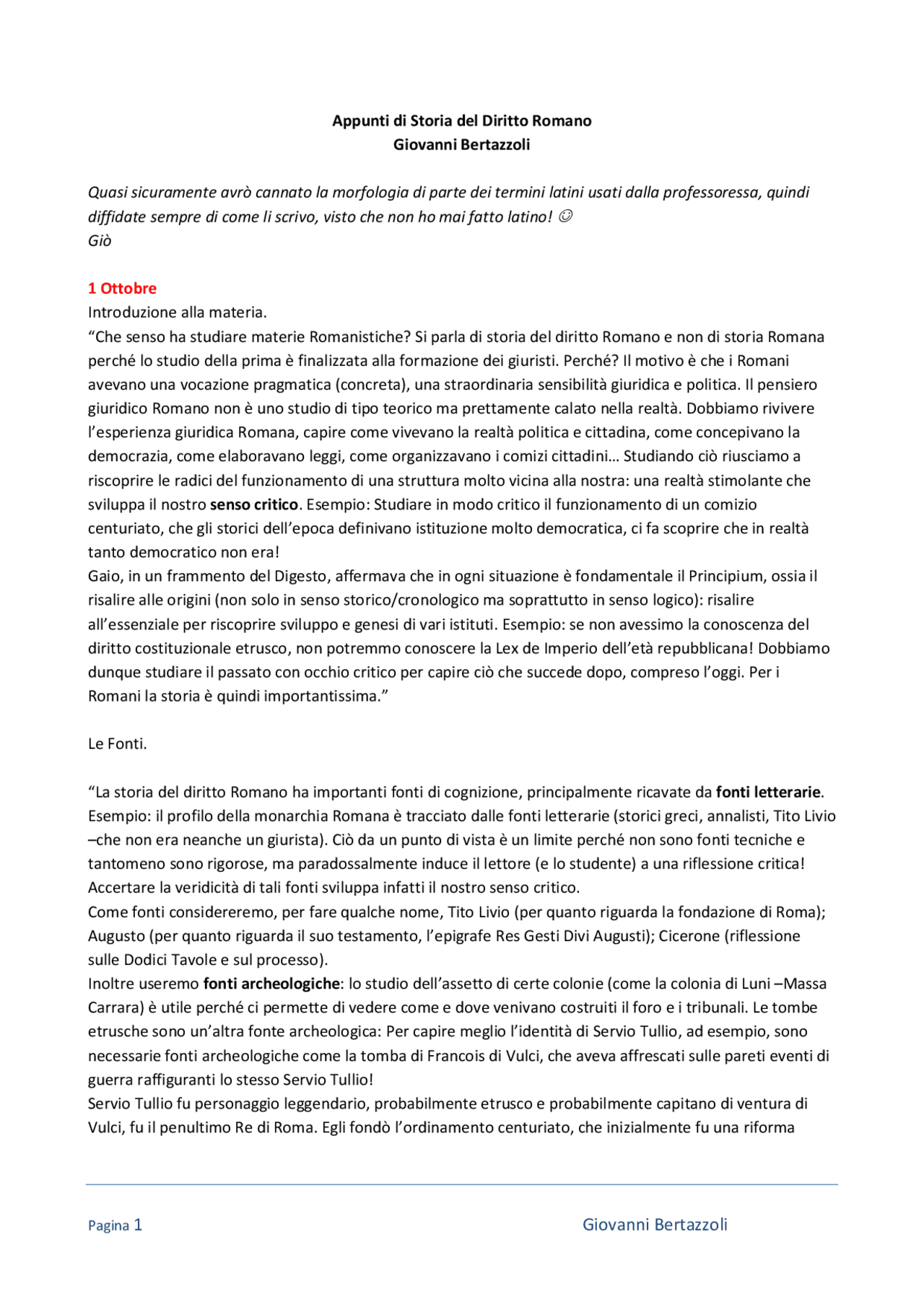 Storia Del Diritto Romano Appunti Unimi Docsity