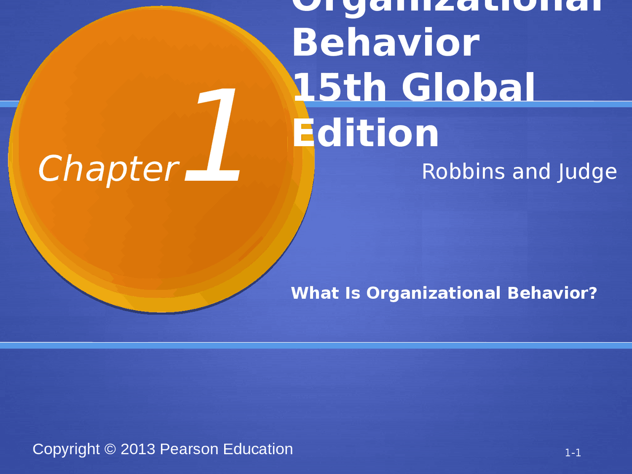 Basics Of Organisational Behaviour Docsity