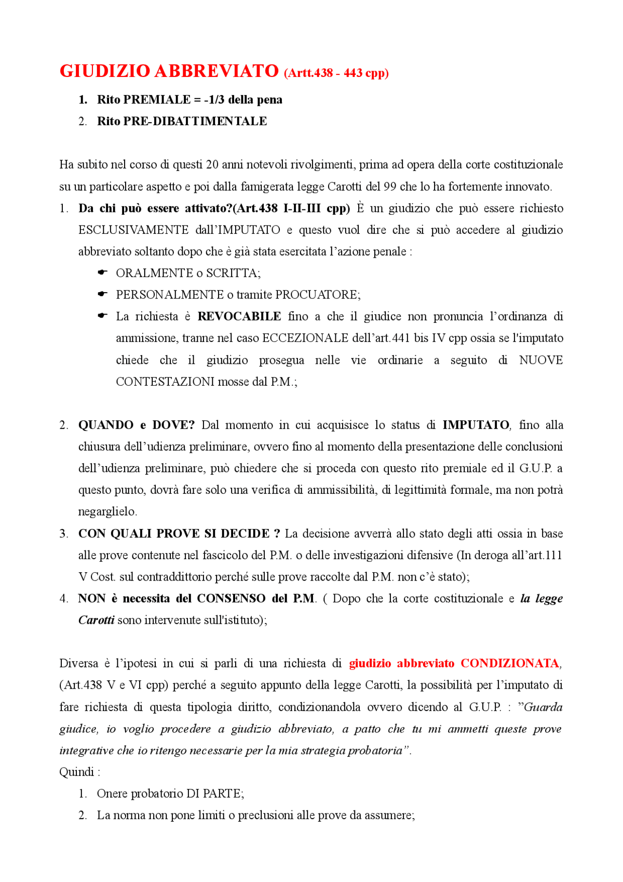 Riassunto Riti Alternativi Ppenale Docsity