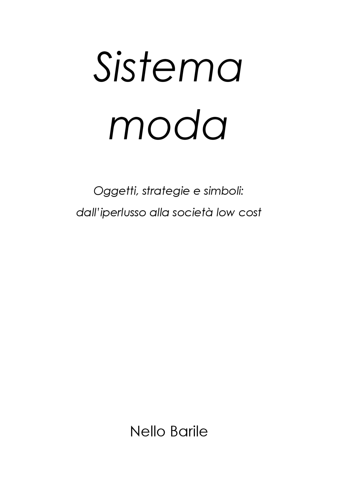 Sistema Moda Docsity