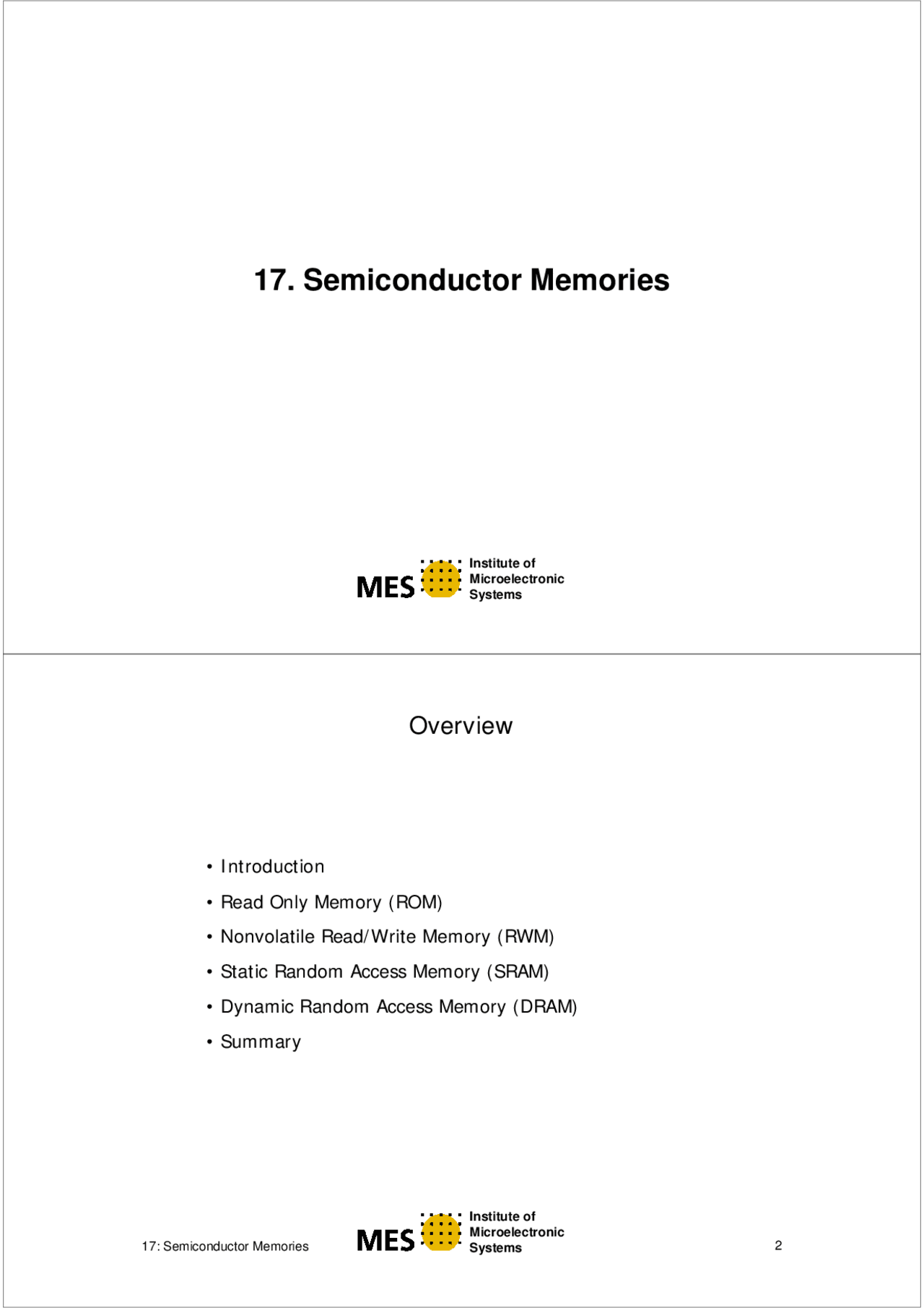 Ram Rom Docsity