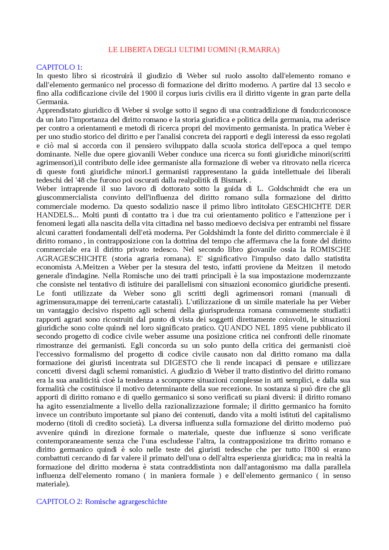Le Liberta Degli Ultimi Uomini Docsity