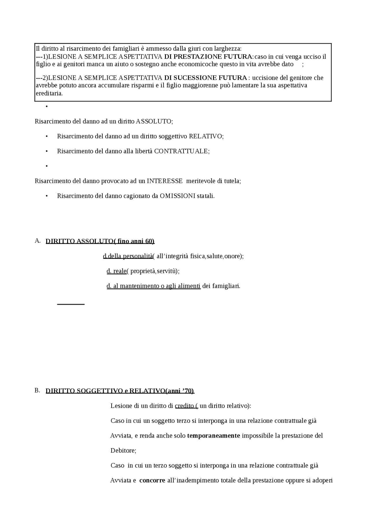 Capdiritto Civile I Fatti Illeciti Docsity