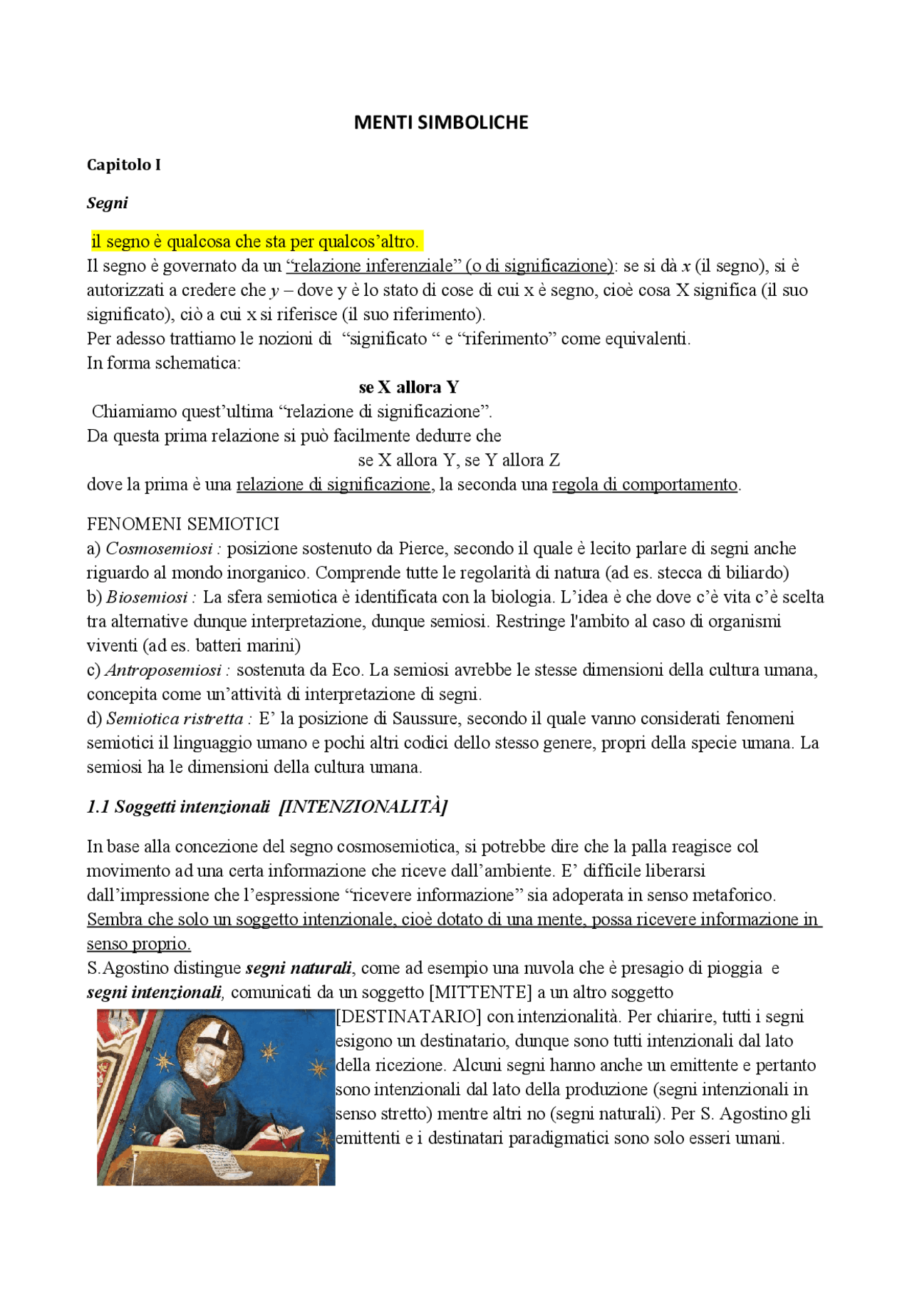 Menti Simboliche Docsity