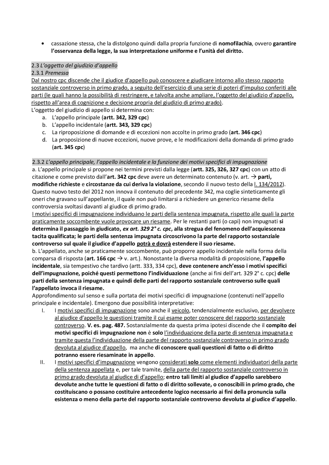 Appello Nel Procedimento Civile Proto Pisani 2014 Schemi E Mappe