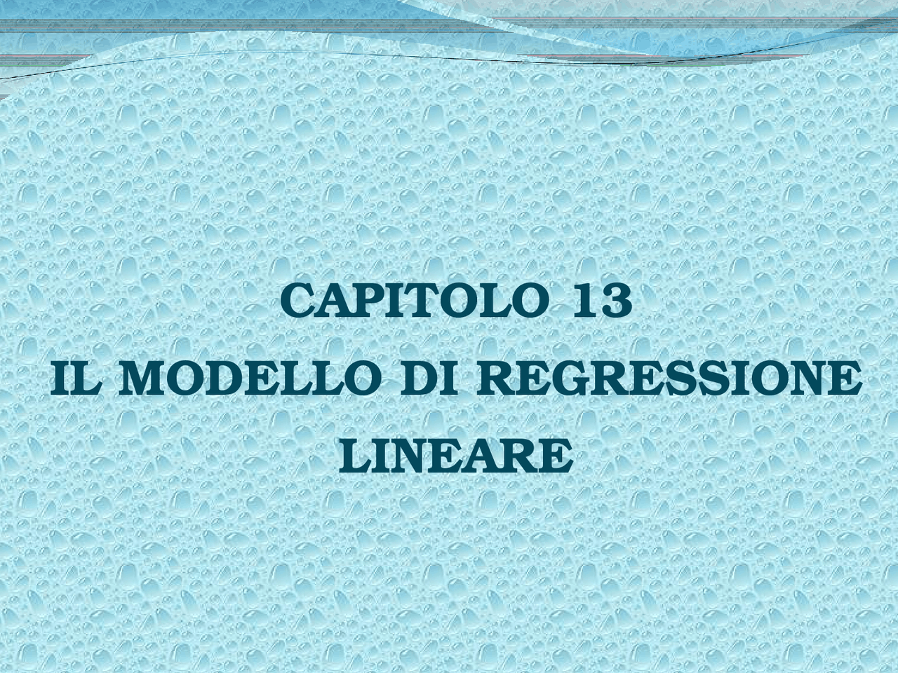 Capitolo 13 Il Modello Di Regressione Lineare Docsity