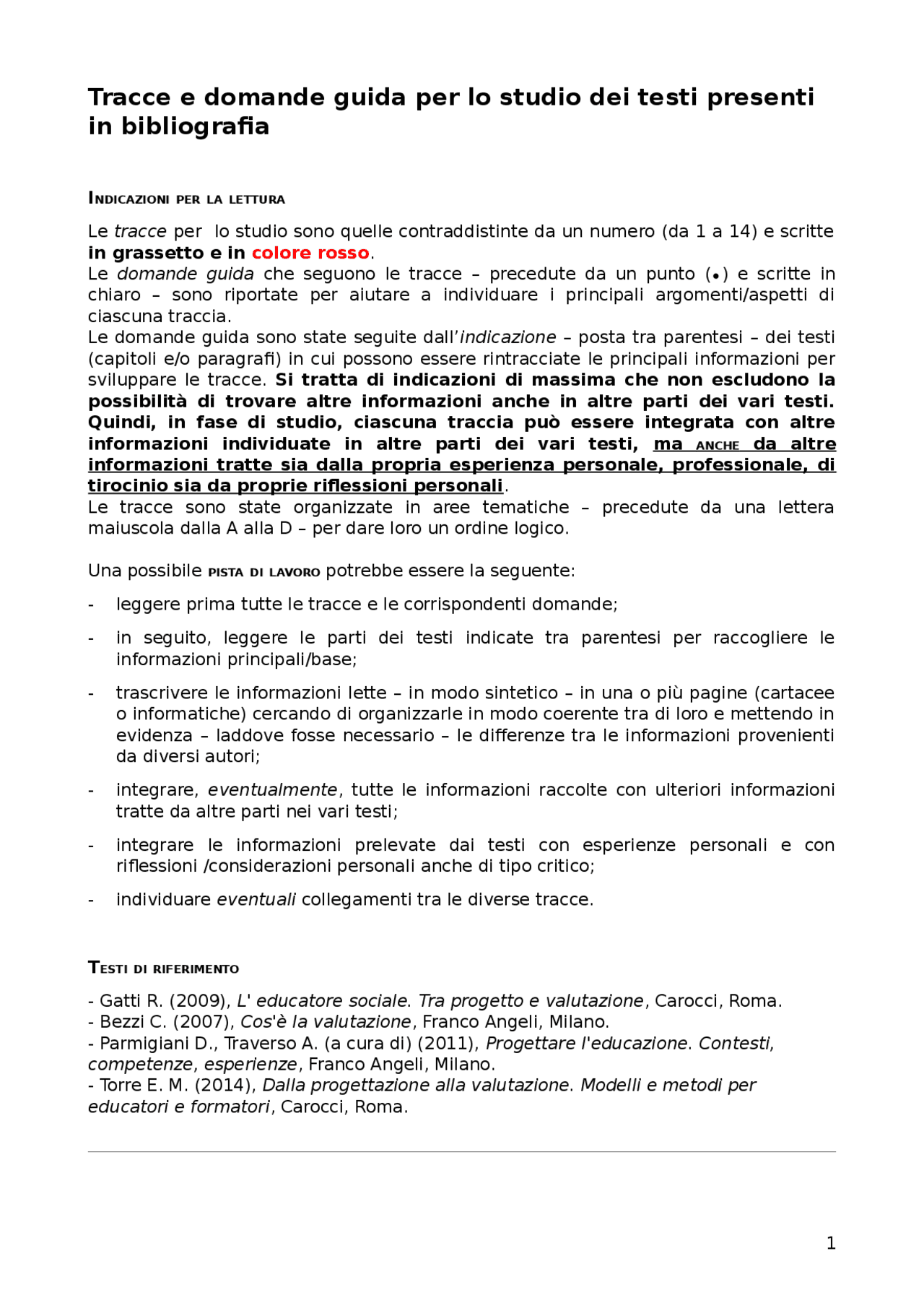 Progettazione E Valutazione Di Interventi Educativi Docsity