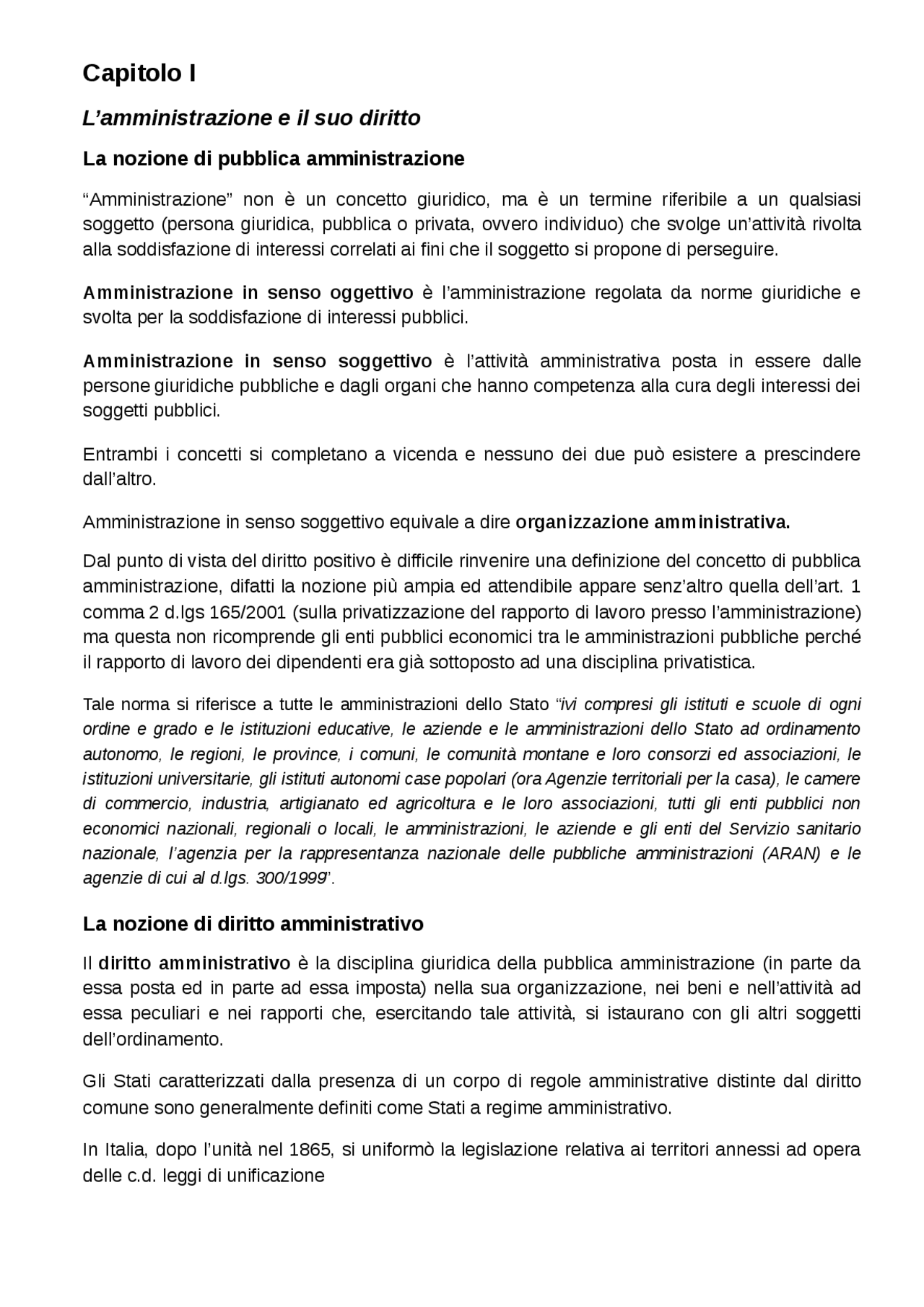 Compendio Del Diritto Amministrativo Di Elio Casetta Docsity