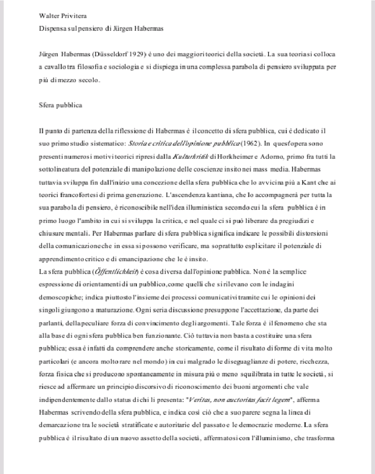 Habermas Docsity