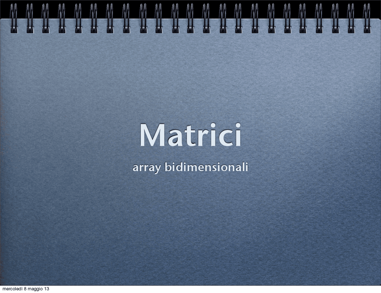 Slide Matrici Docsity