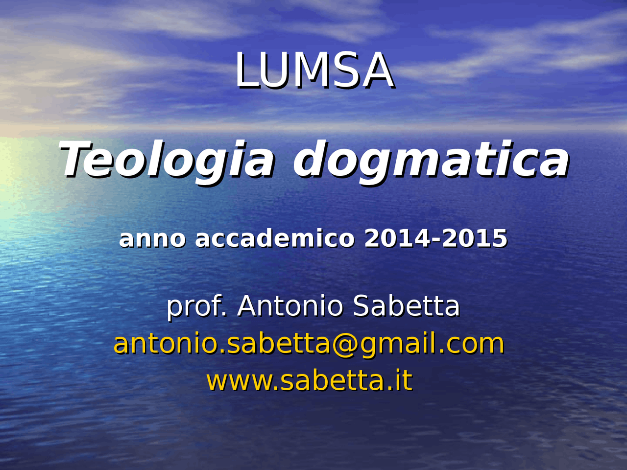 Lumsa Teologia 2 Docsity