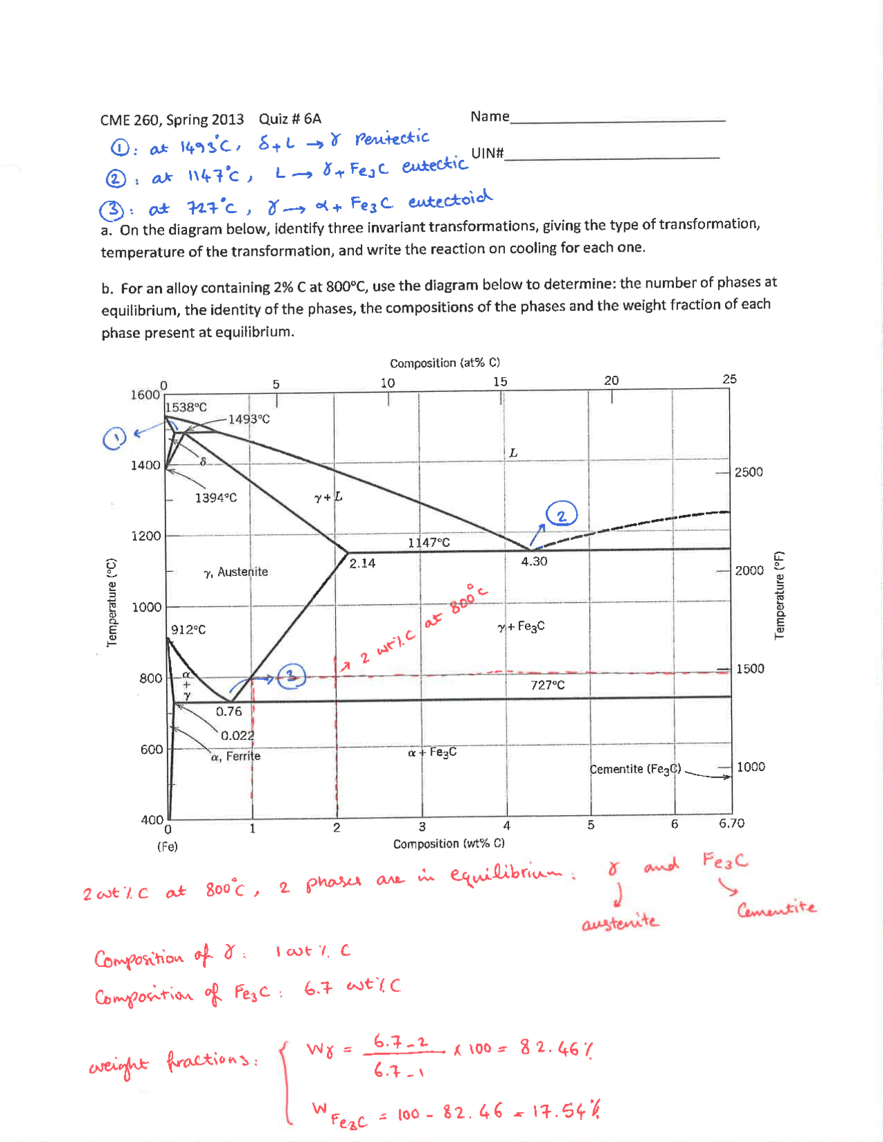 3 Questions Properties Of Materials Quiz 6 Cme 260 Docsity