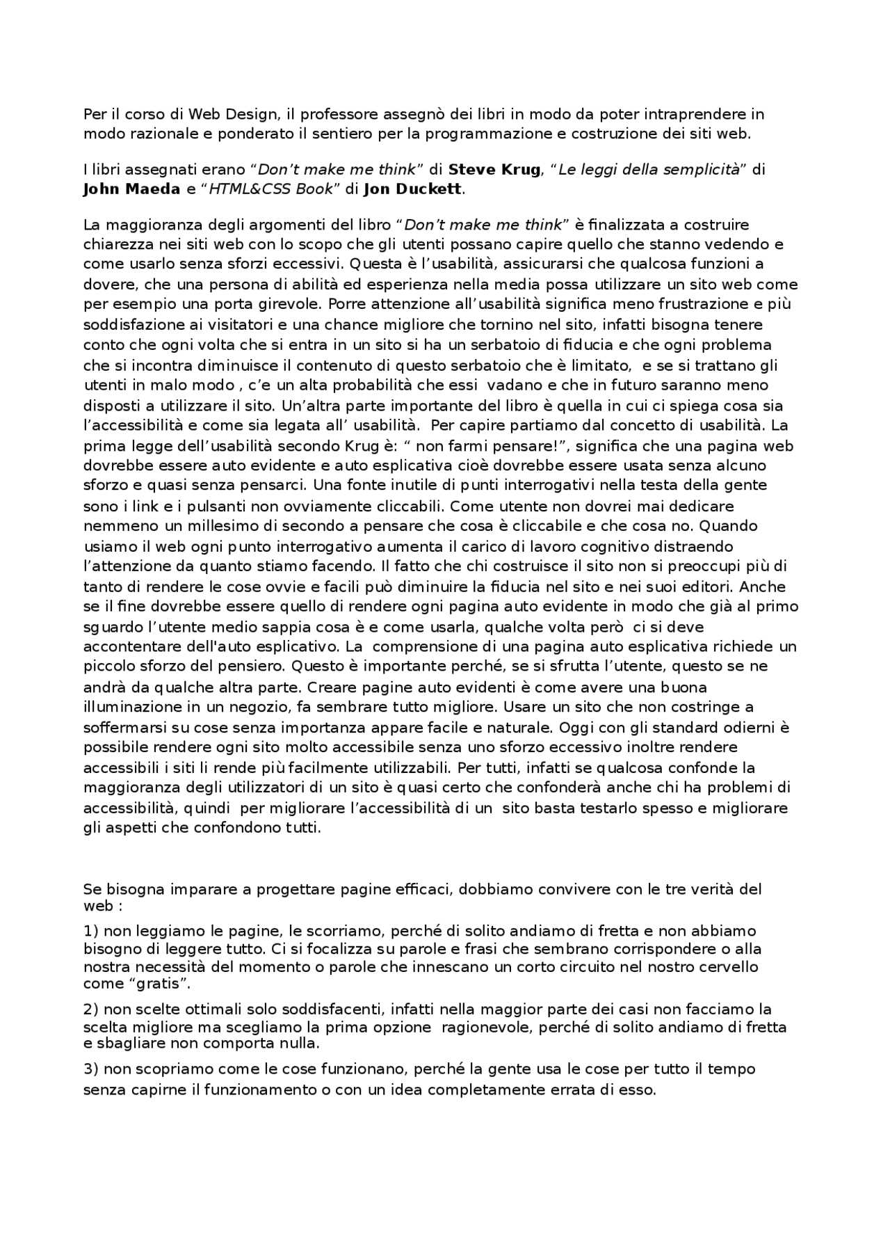 Web Design Appunti Sintesi Del Corso Di Programmazione Avanzata