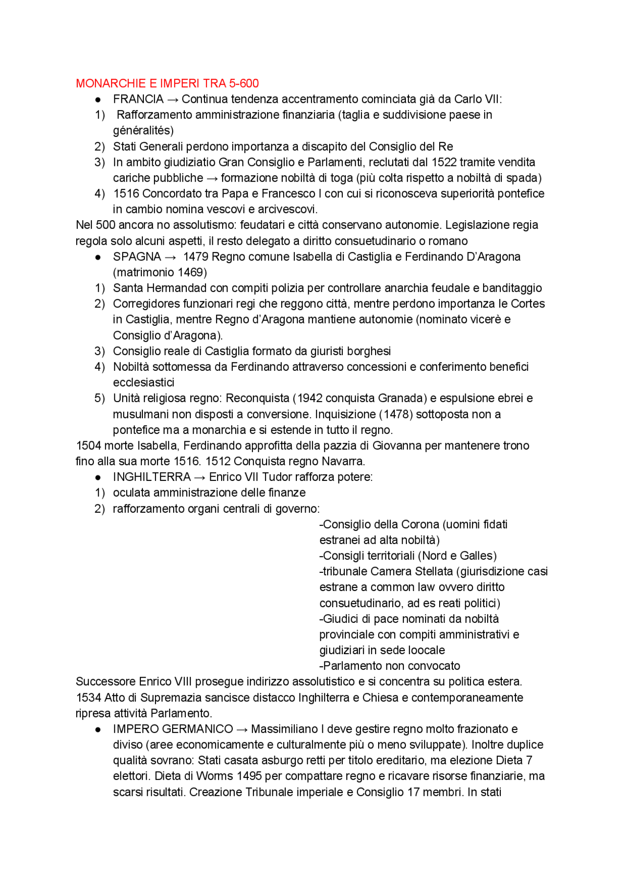 Storia Moderna - Carlo Capra - Docsity