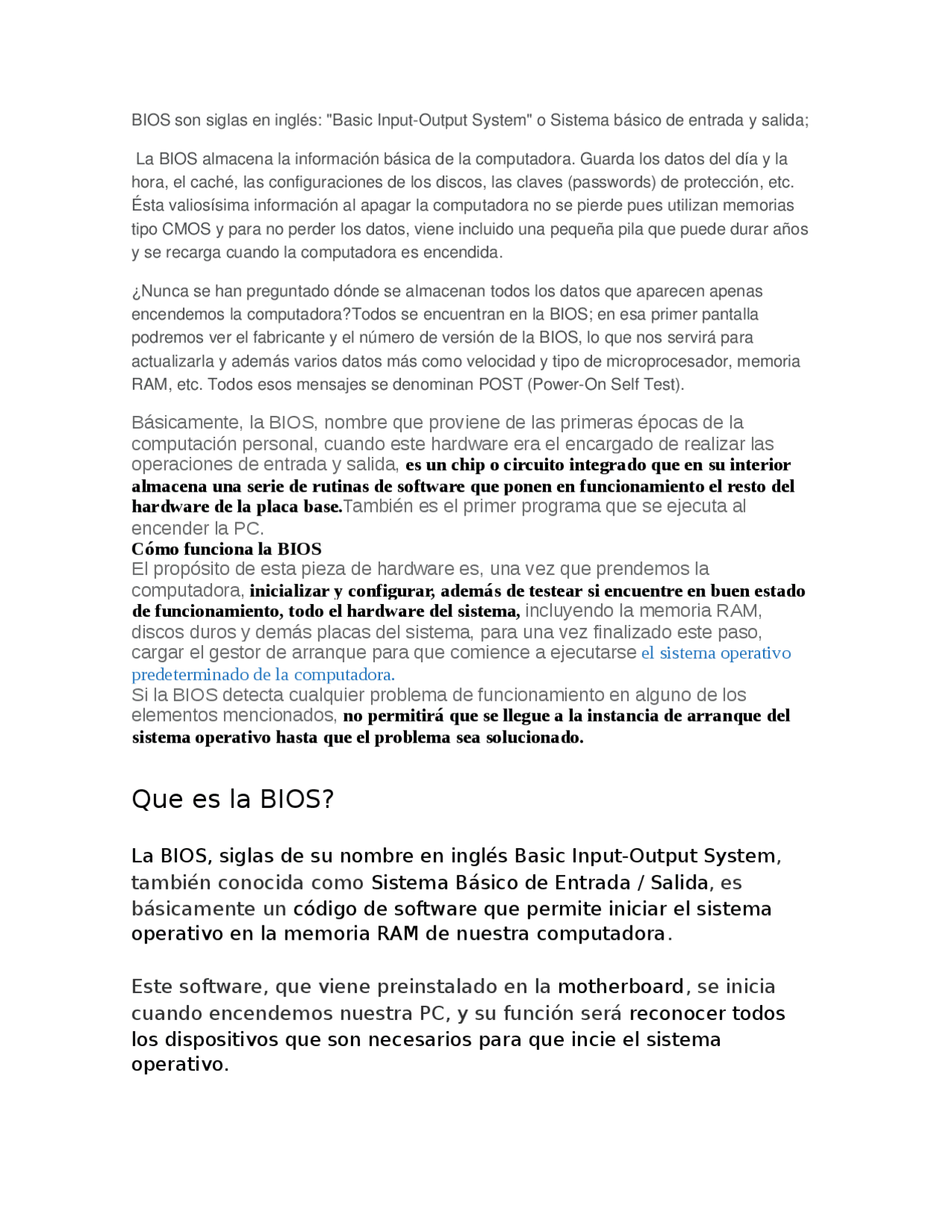 El Bios Docsity