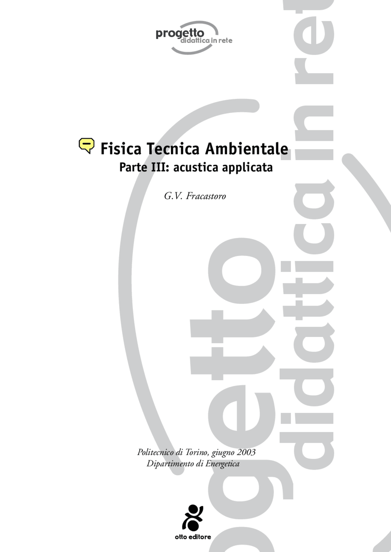 Dispensa Acustica Docsity