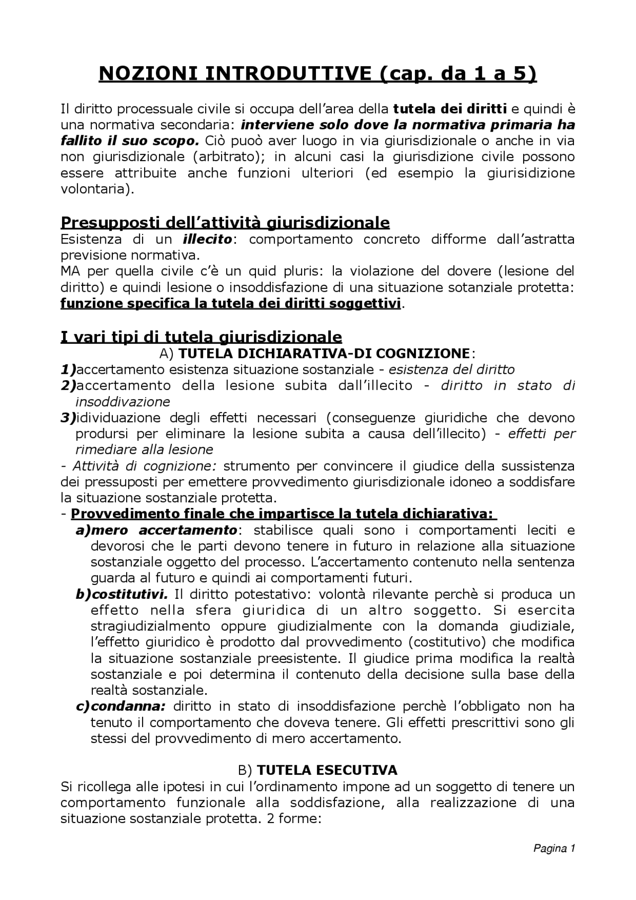 Riassunti Primi Quattro Libri Del Luiso Docsity