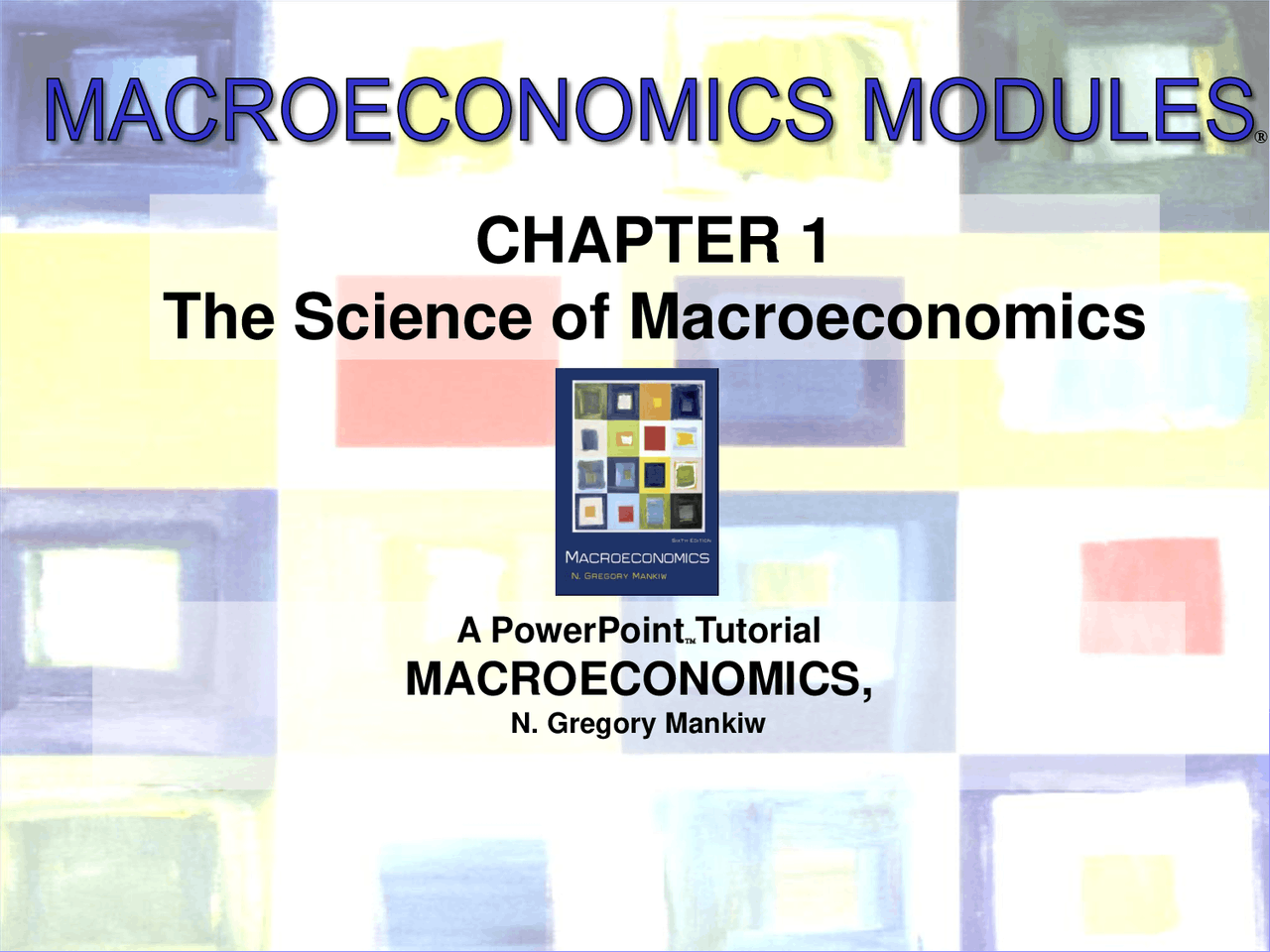 Introduction To The Macroeconomics Docsity