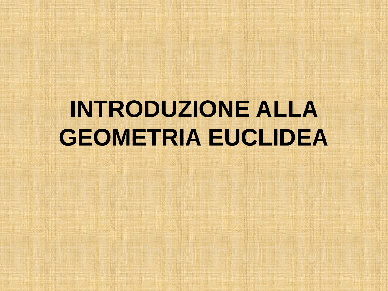 Appunti Sulla Geometria Euclidea Apuntes De Matemáticas Docsity