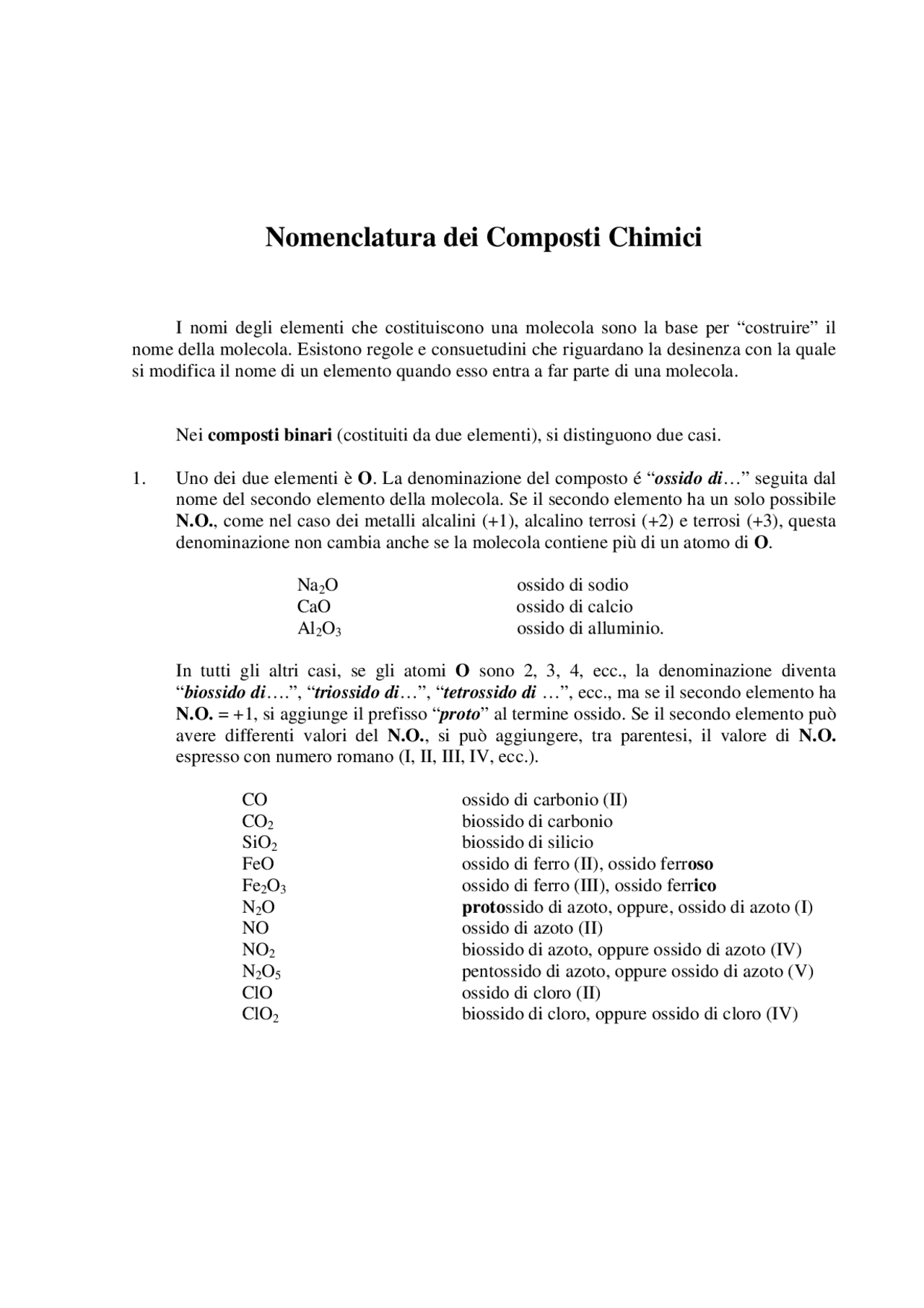 Nomenclatura Docsity