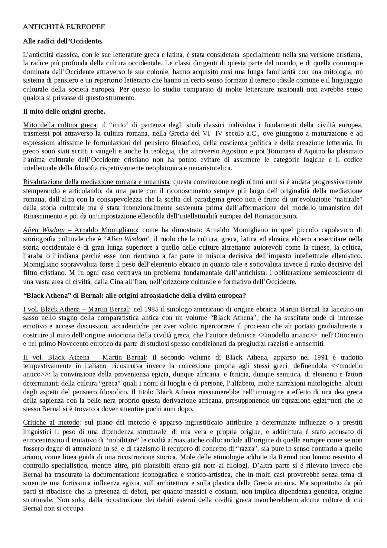 Letteratura Comparata Gnisci Manuale Docsity