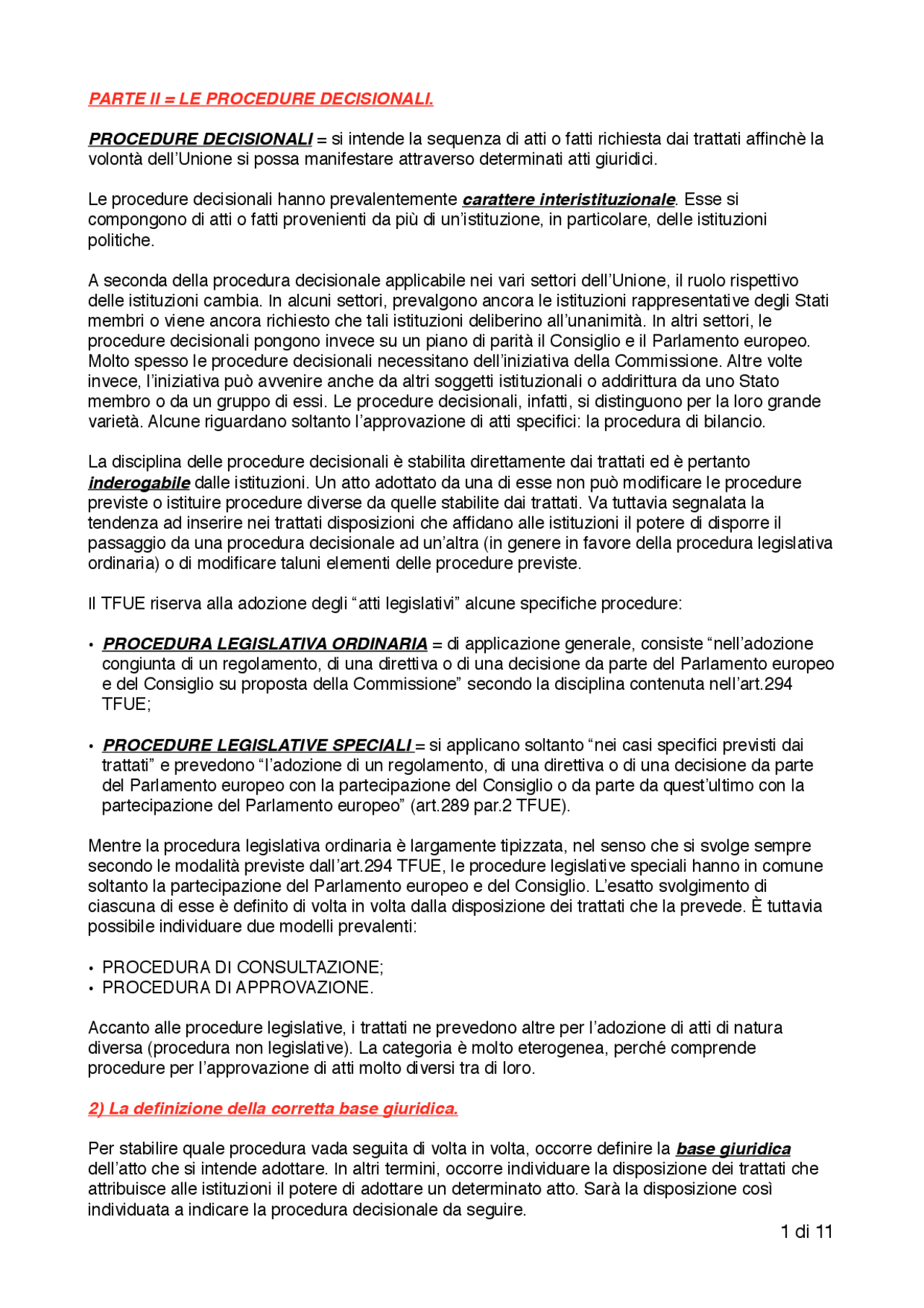 Procedure decisionali pdf - Docsity