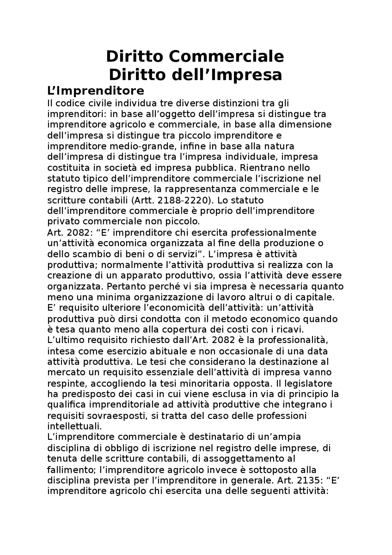 Riassunto Campobasso I Ii Docsity