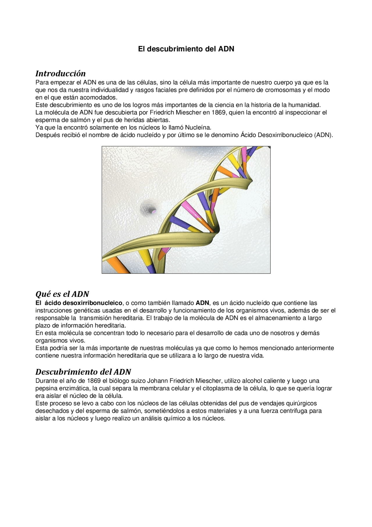 Apuntes Sobre El Adn Docsity