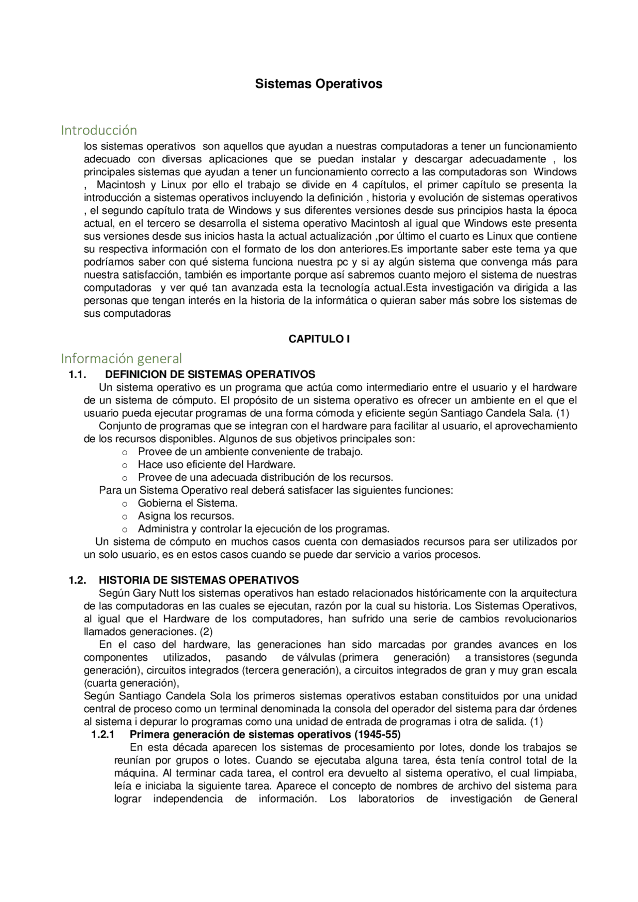 Apuntes Sobre Los Sistemas Operativos Parte 8 Docsity
