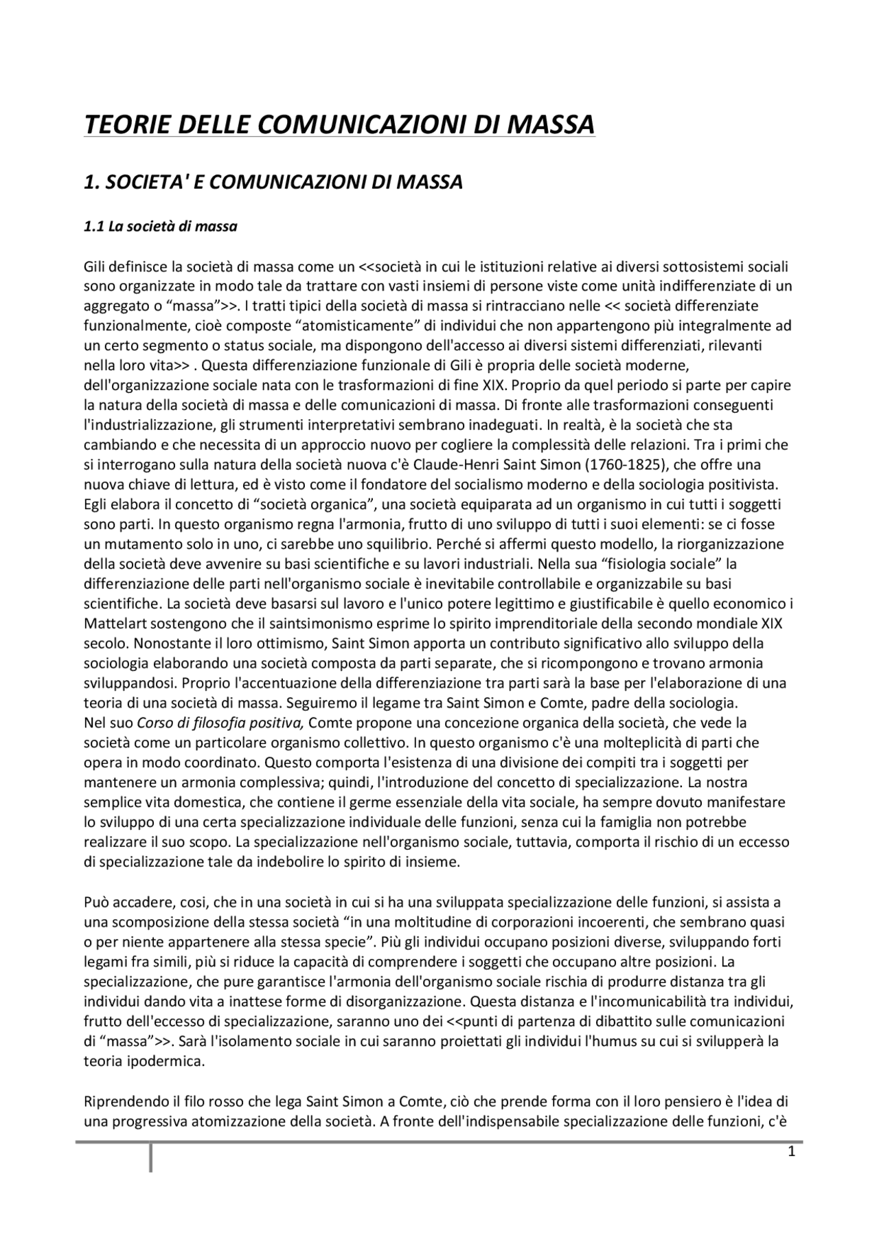 Teorie Delle Comunicazione Di Massa Bentivegna Docsity