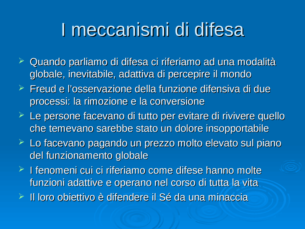 Meccanismi Di Difesa Docsity