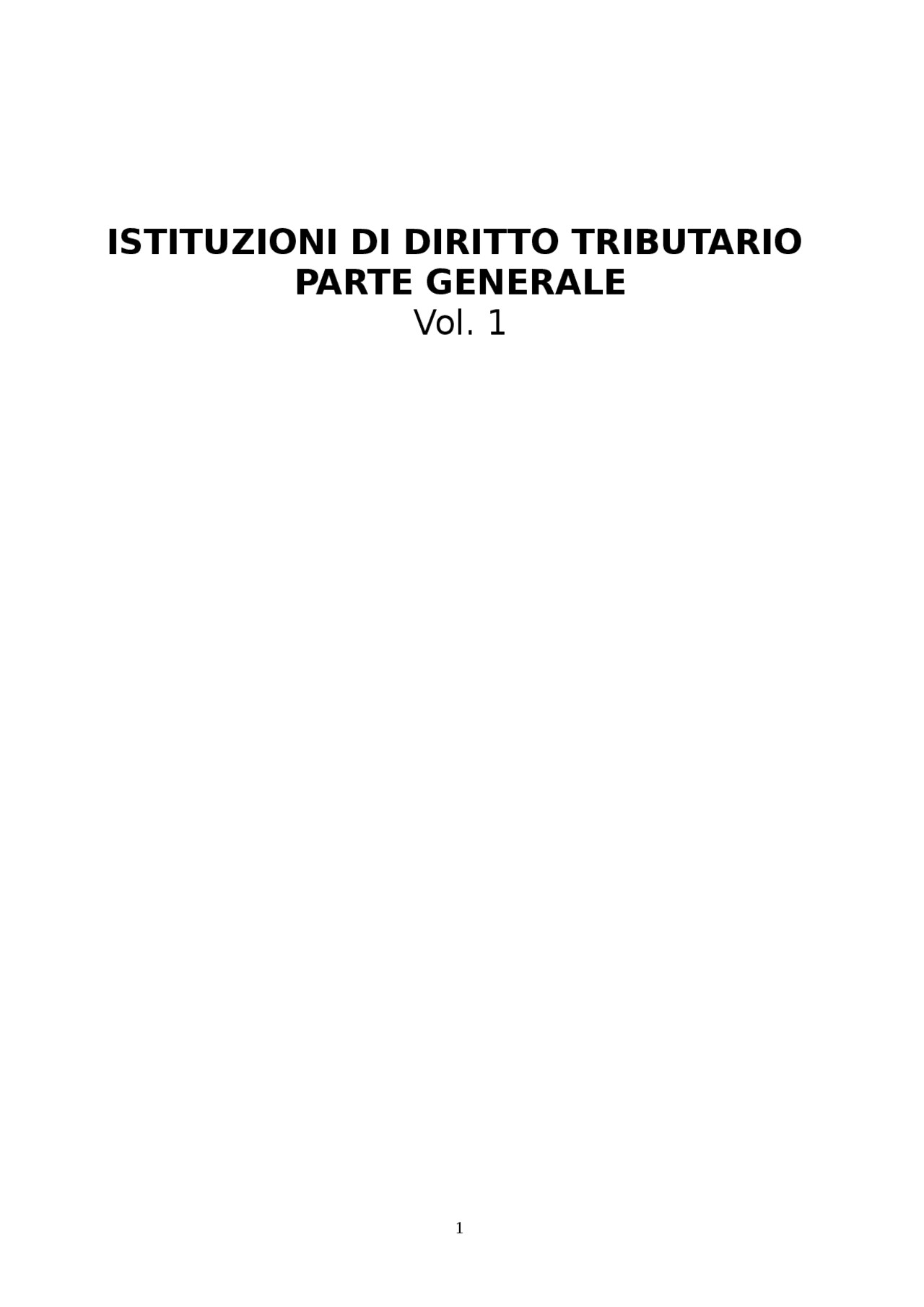 Diritto tributario - Docsity