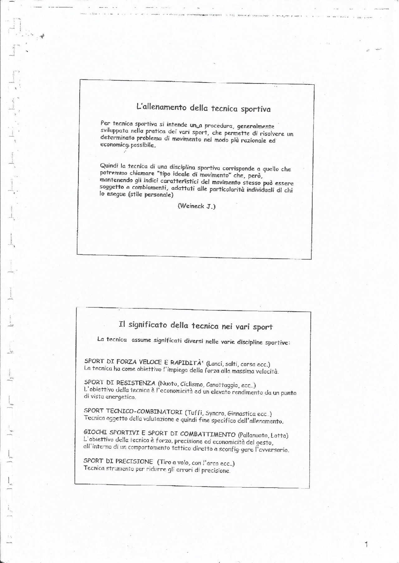Scienze Motorie Docsity