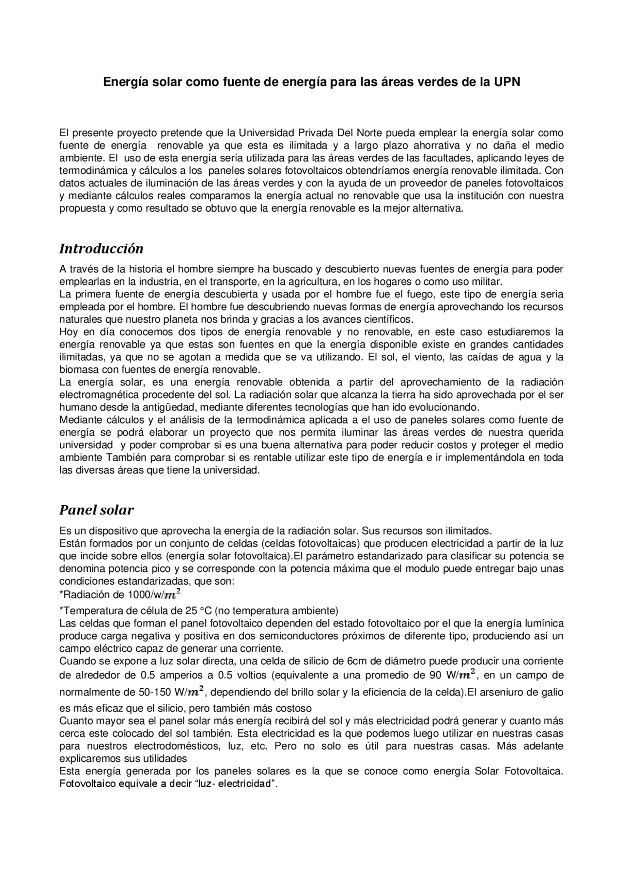 Apuntes Sobre La Energía Renovable Apuntes De Ingeniería Docsity