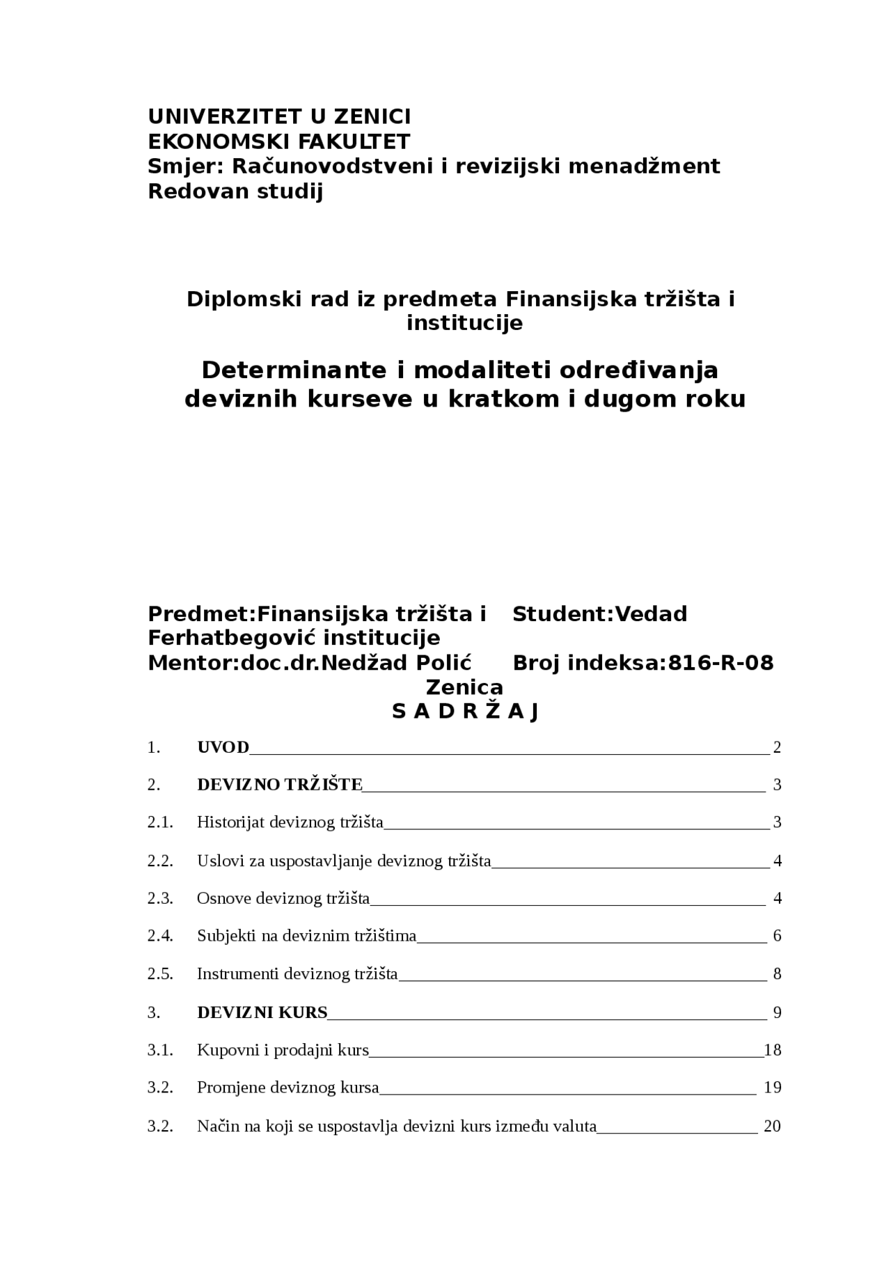 Diplomski rad - Docsity