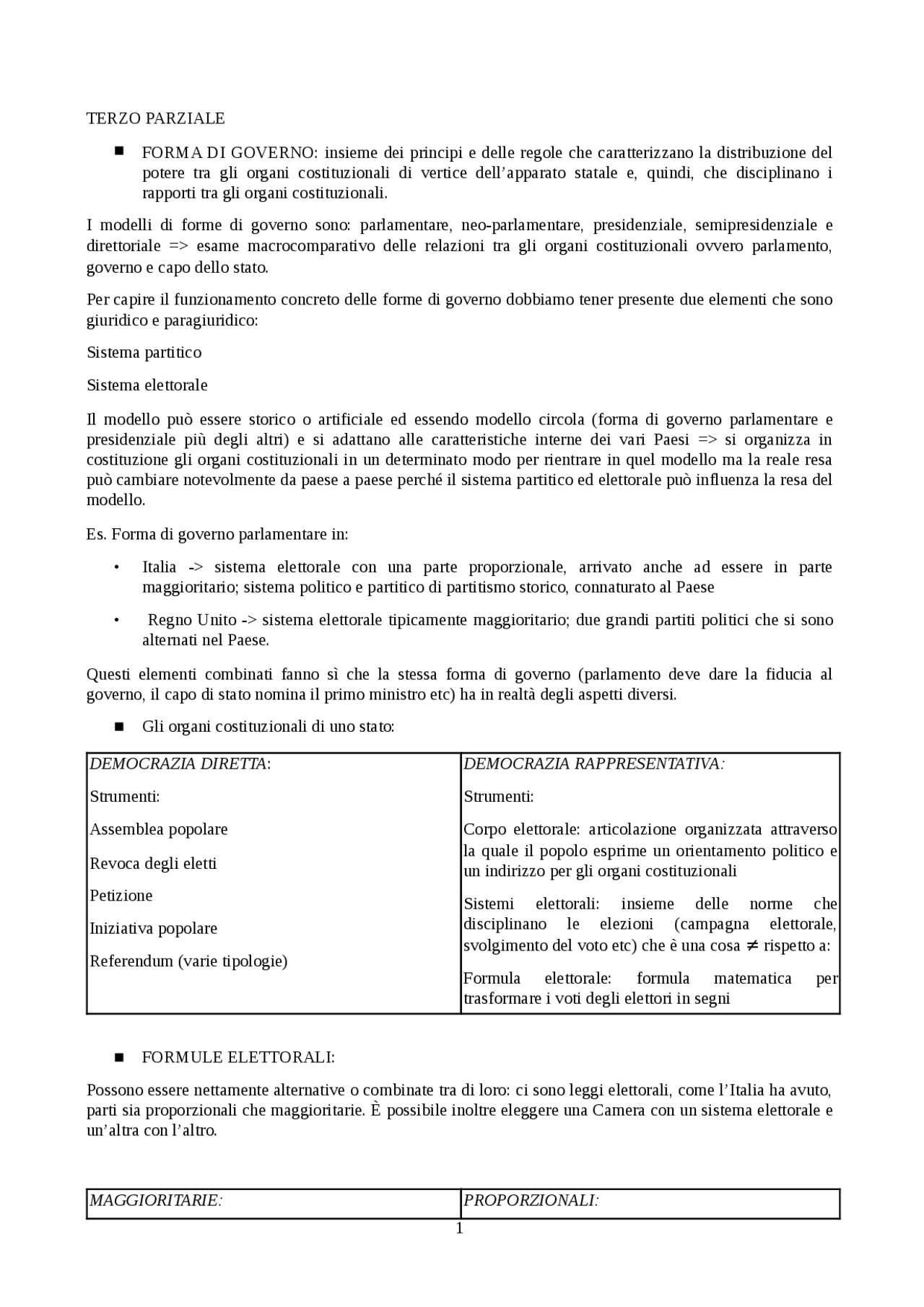 Appunti lezioni Pavani per terzo modulo - Docsity