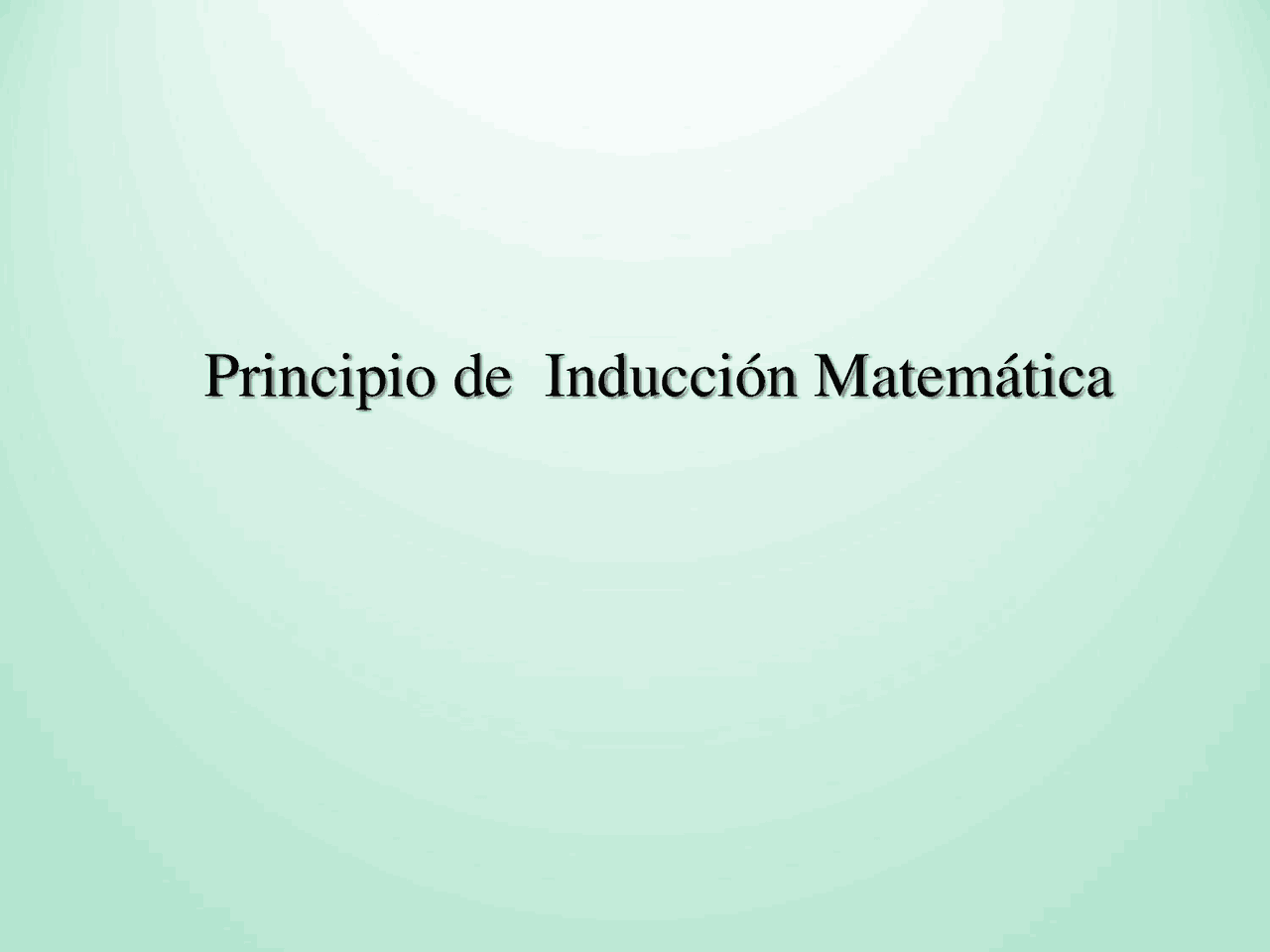Apuntes sobre la inducción matemática - Docsity