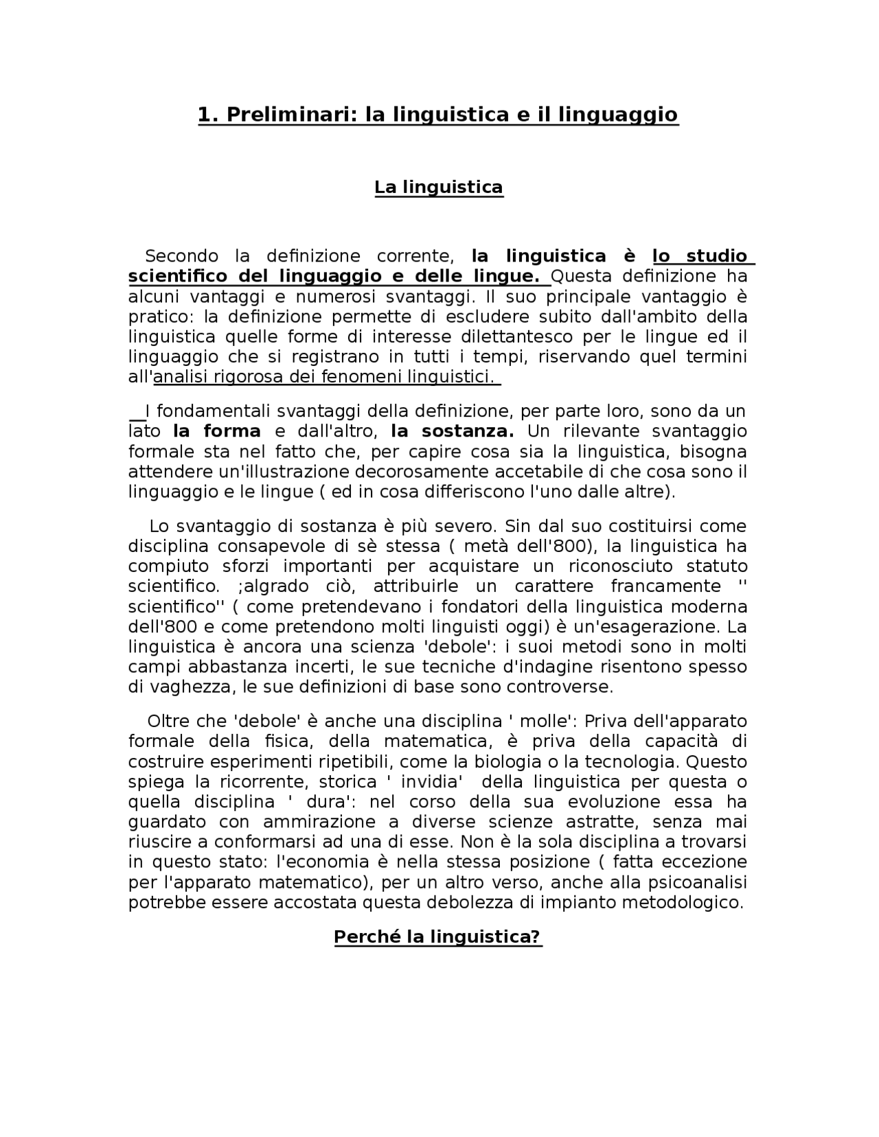 Fondamenti Di Linguistica Raffaele Simone Docsity