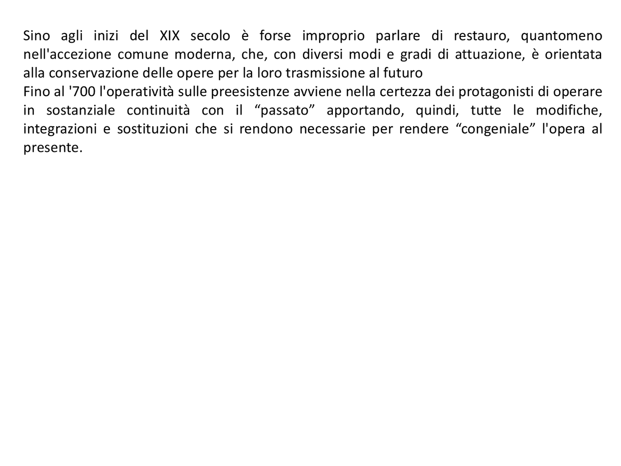 Teoria Del Restauro Docsity