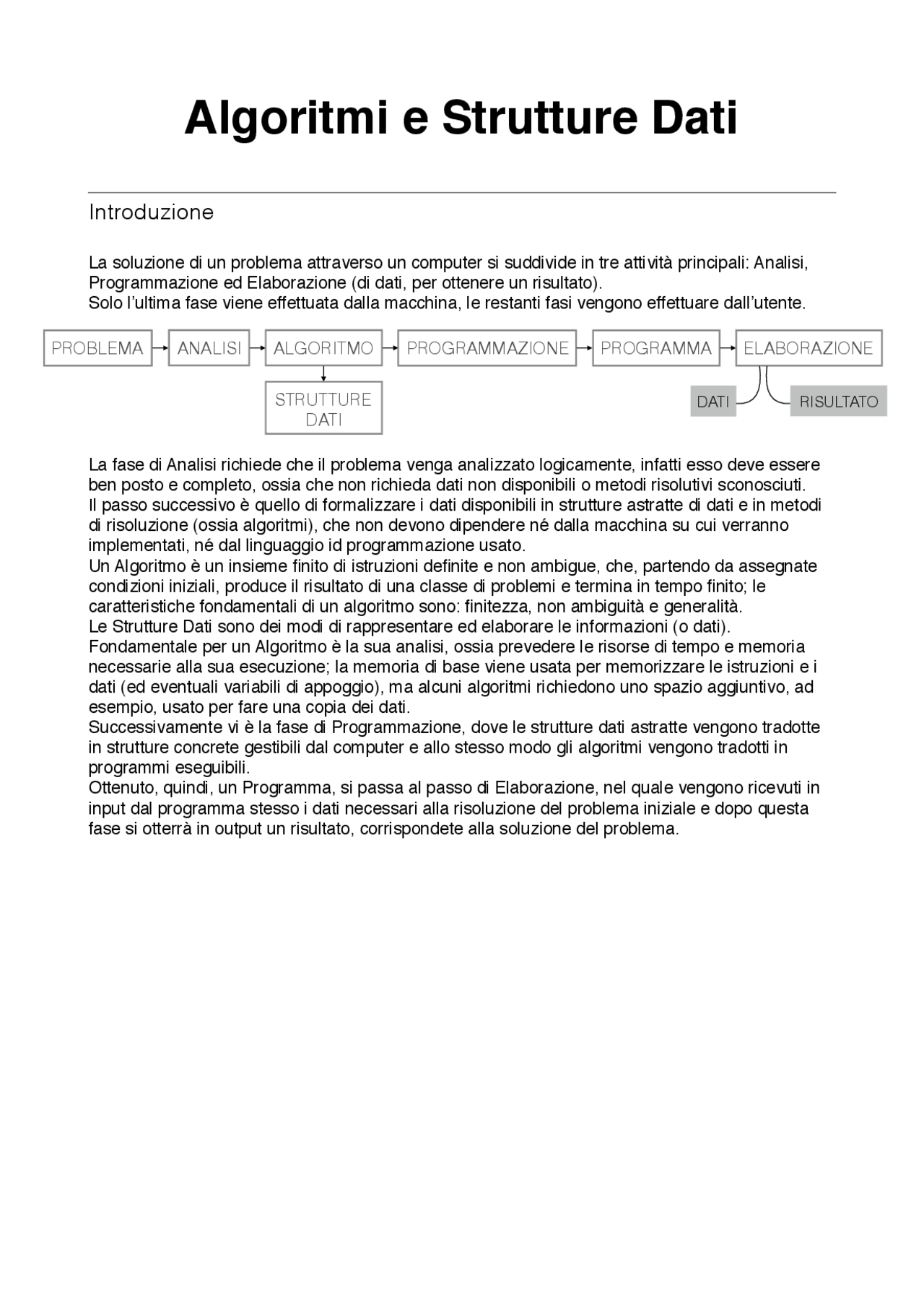 Algoritmi E Strutture Dati Docsity