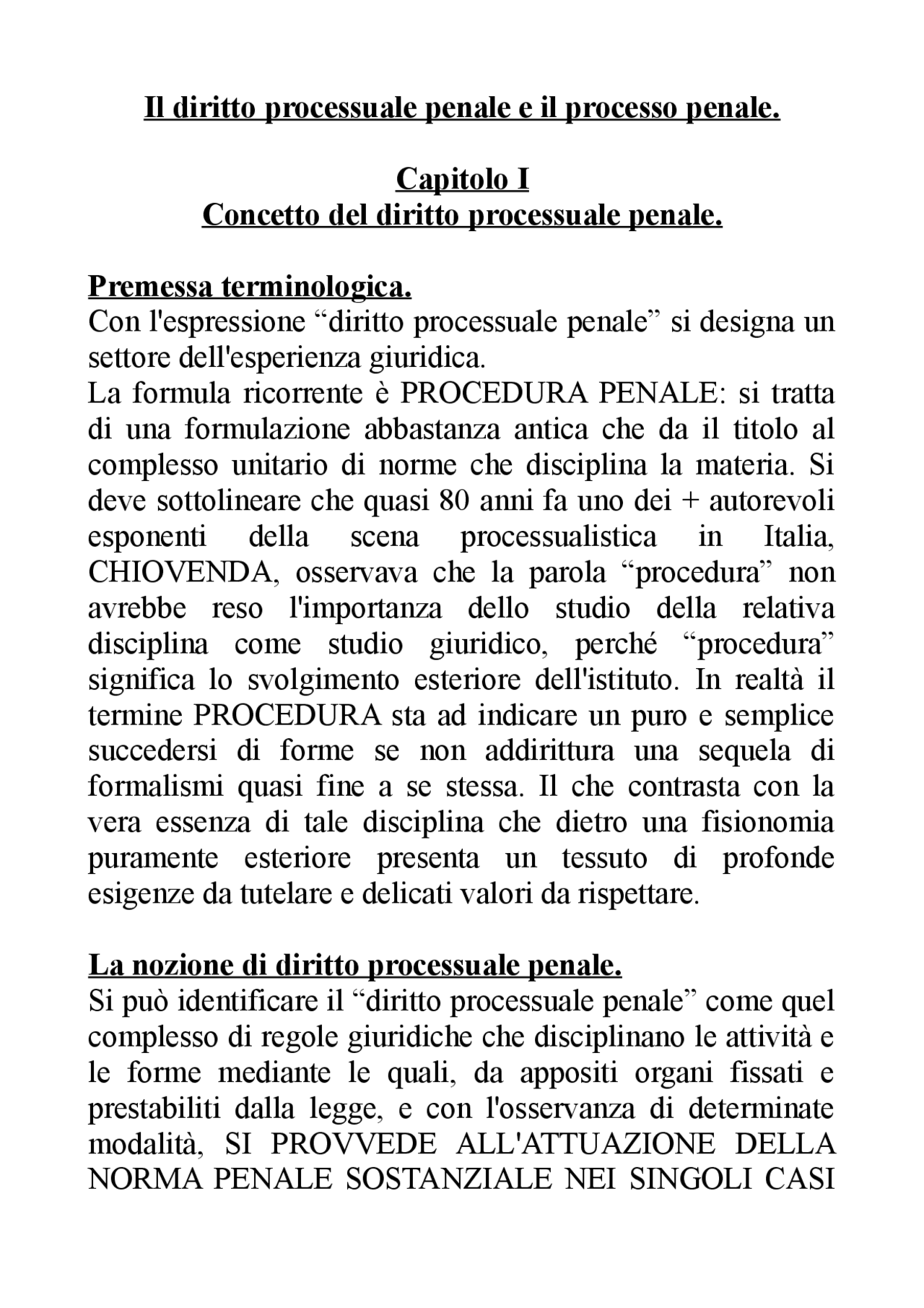 Diritto Processuale Penale Siracusano Volume 1 - Docsity