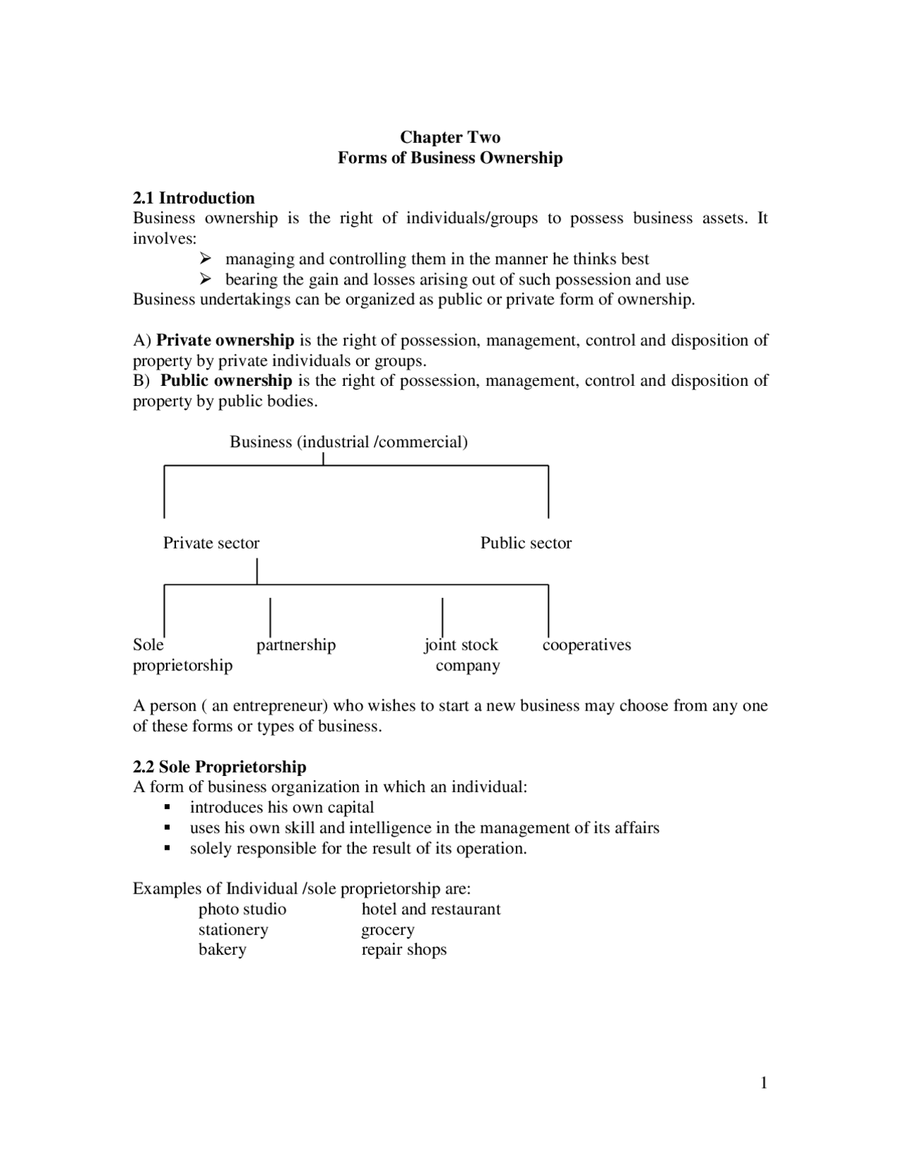 Introduction To Business Docsity