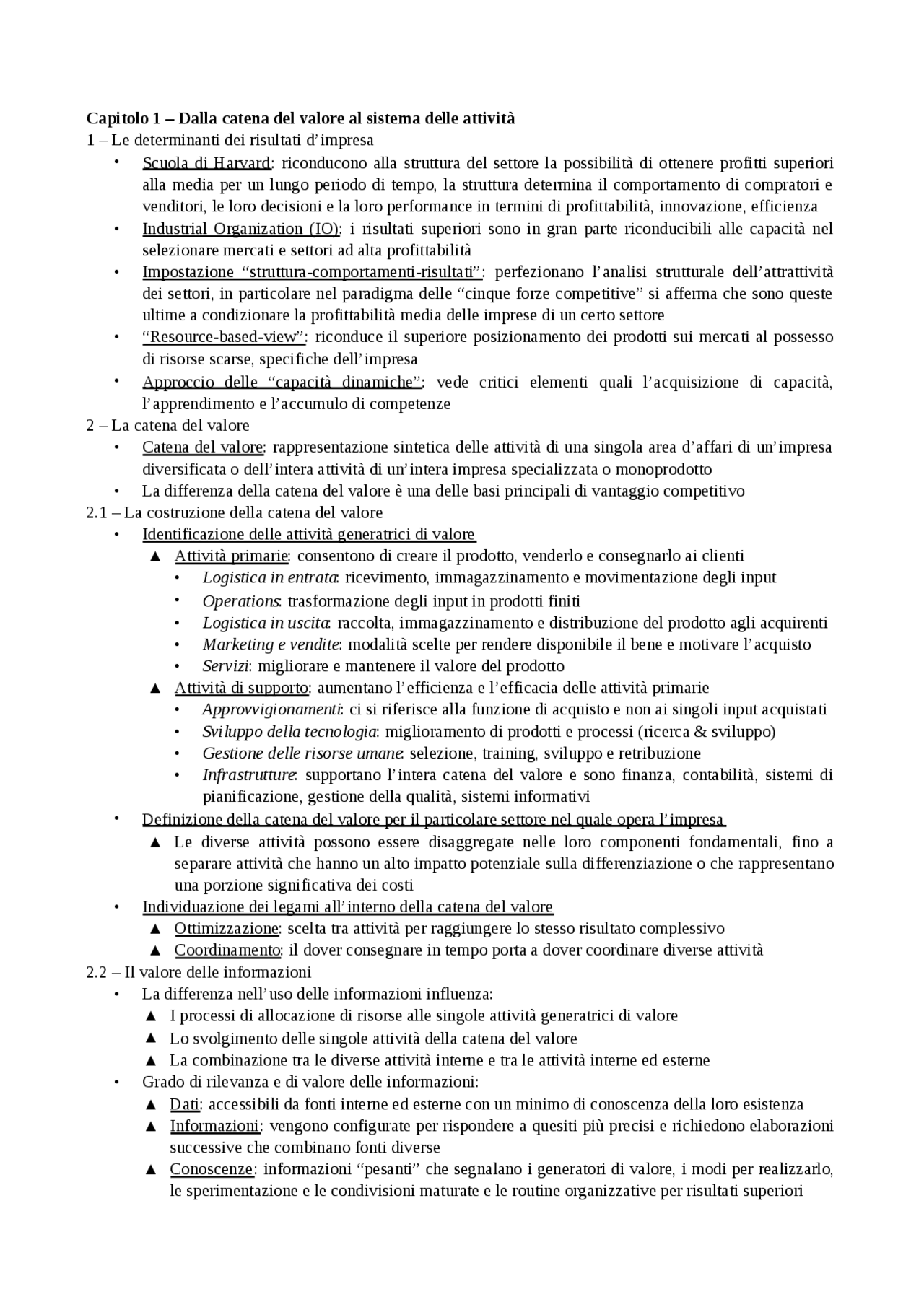 Economia E Gestione Delle Imprese Lipparini Docsity