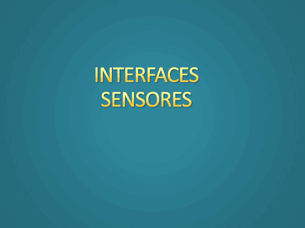 Apuntes sobre las interfaces de los sensores - Docsity